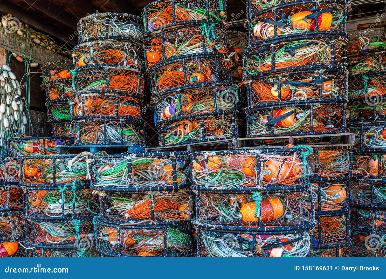 Ropes, Nets And Handcrafted Fishing Traps For The Octopus, Lobsters And ...