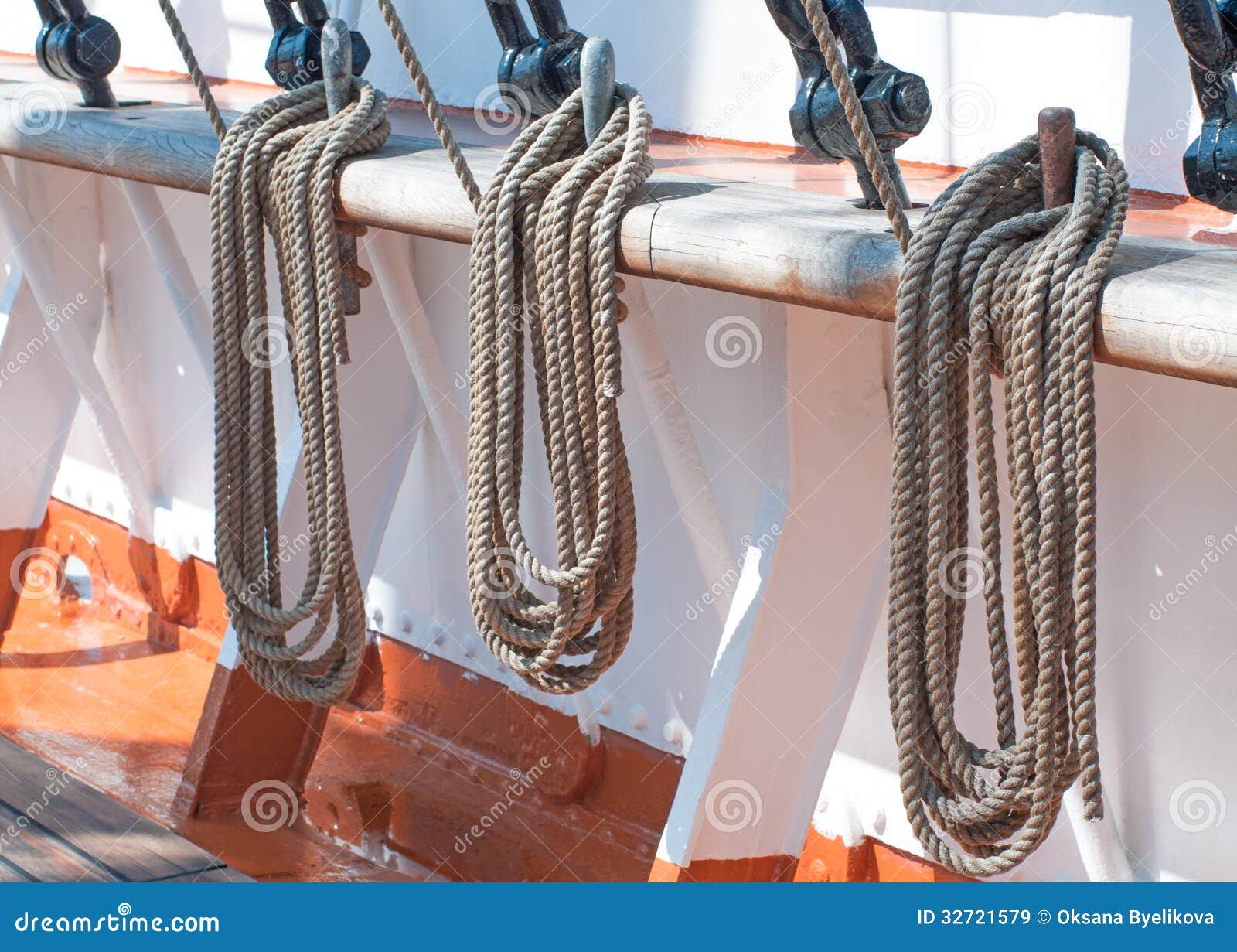 Ropes stock image. Image of circle, passenger, mast, sport - 32721579