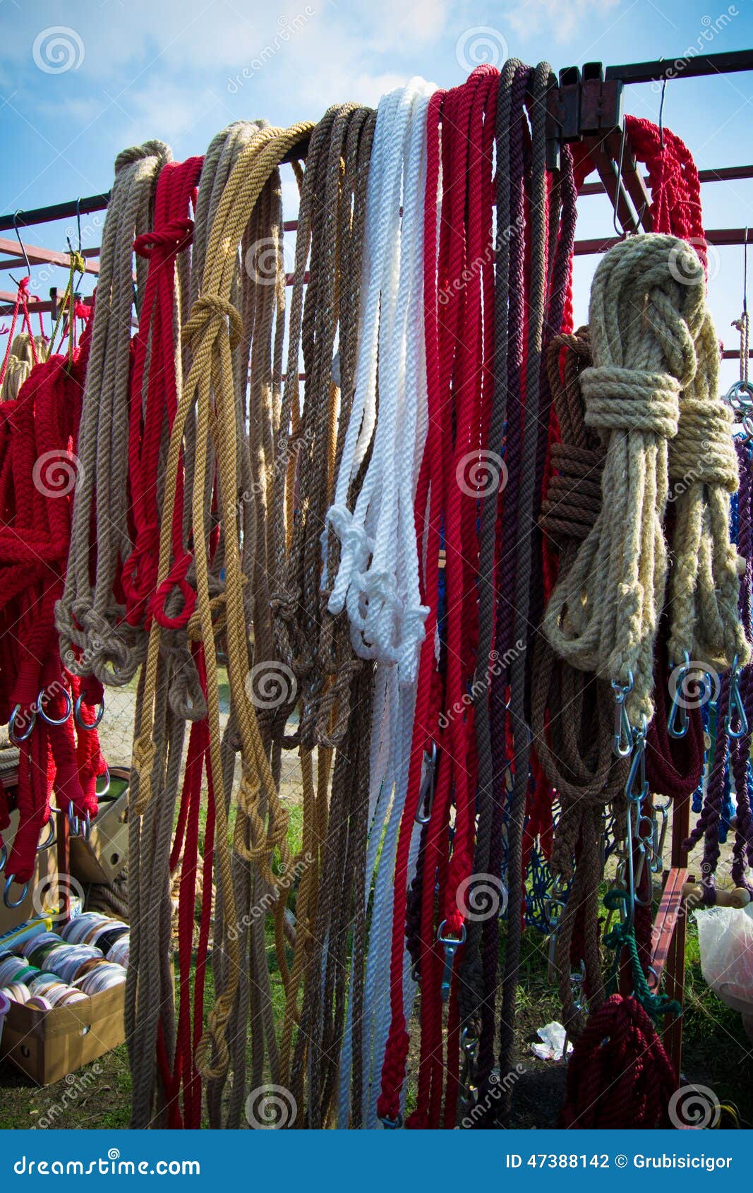 Ropes at Town Fair stock photo. Image of family, isolated - 47388142
