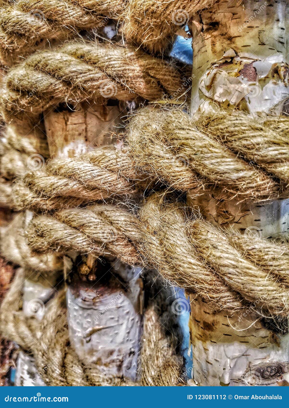 Ropes design stock photo. Image of woody, wood, design - 123081112