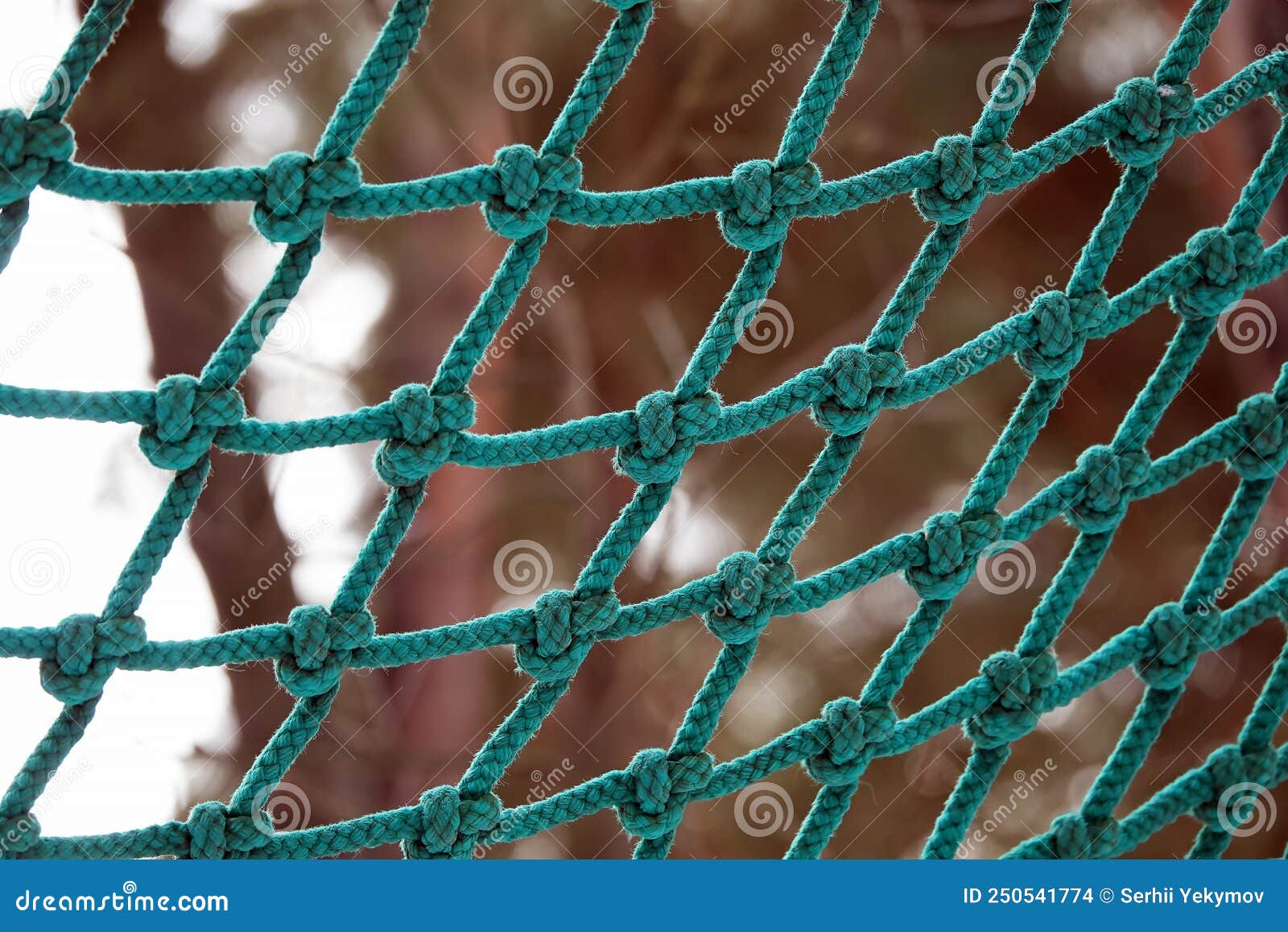 Ropes woven into a net editorial stock image. Image of obstacles ...