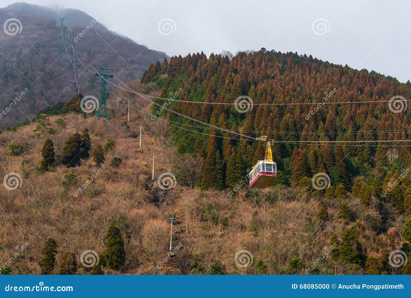 Ropeway fotografia stock. Immagine di kyushu, stagione - 68085000