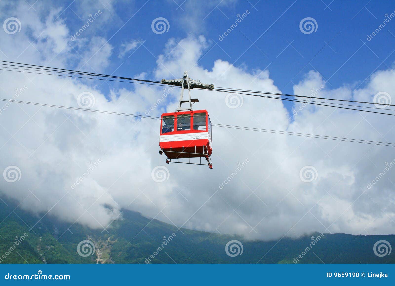 Ropeway stock photo. Image of nature, white, cablecar - 9659190