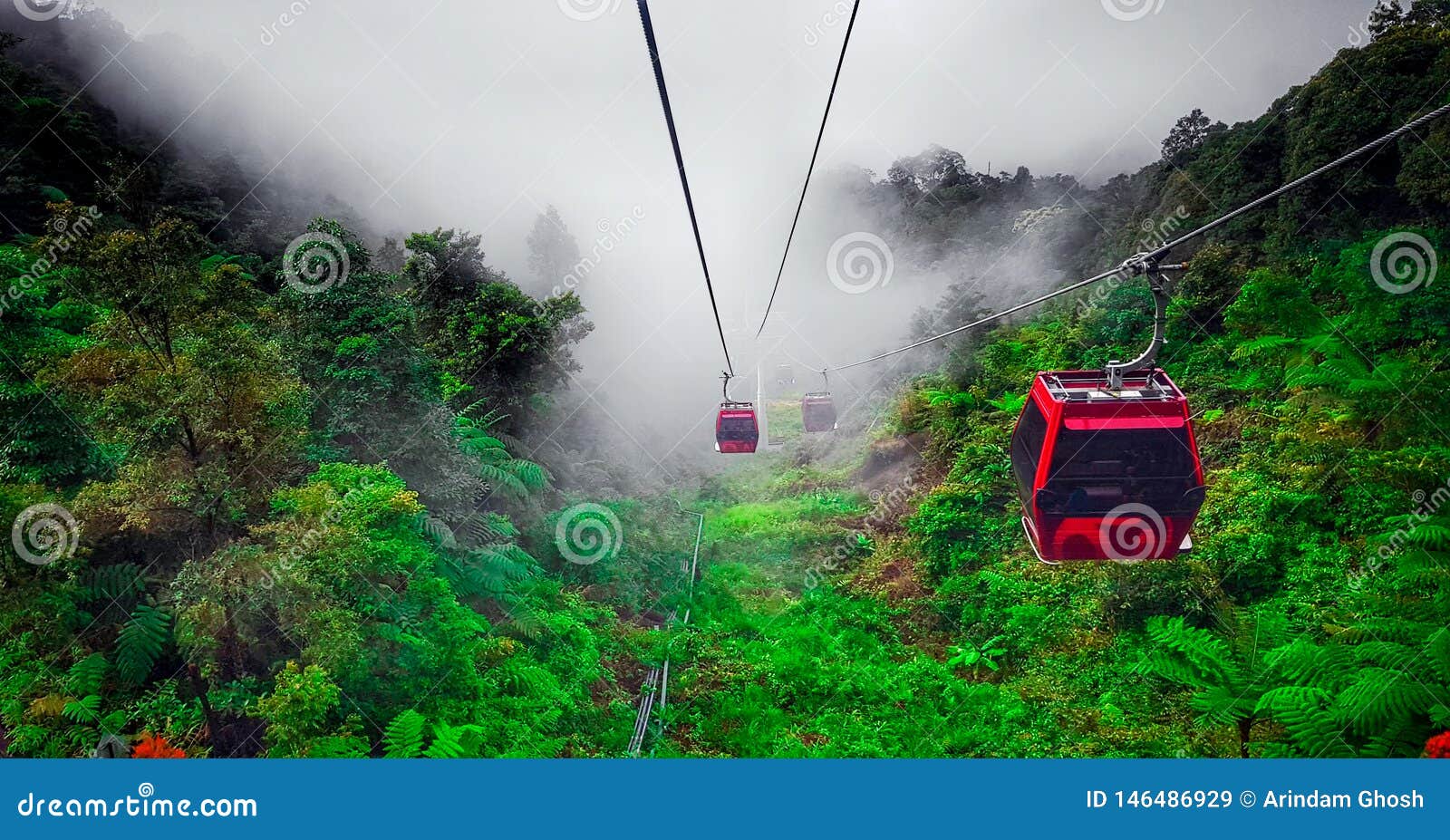 Ropeway Or Cable Car Station Of The Zugspitze, The Highest Mountain In ...