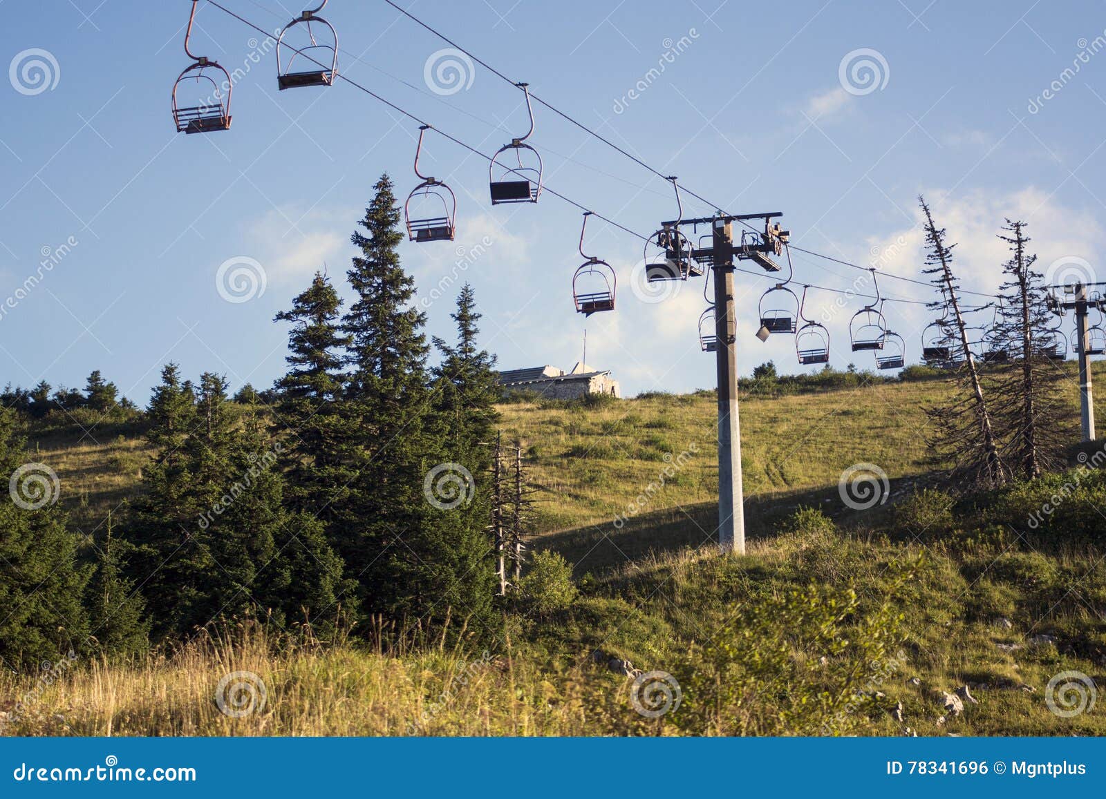 Ropeway stock photo. Image of season, winter, sport, mountain - 78341696