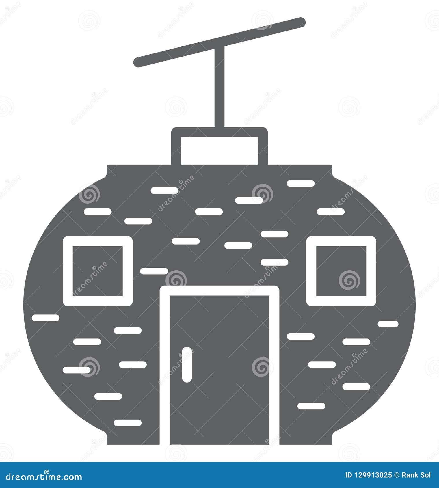 Ropeway Isolated Vector Icon that Can Be Easily Modified or Edit Stock ...