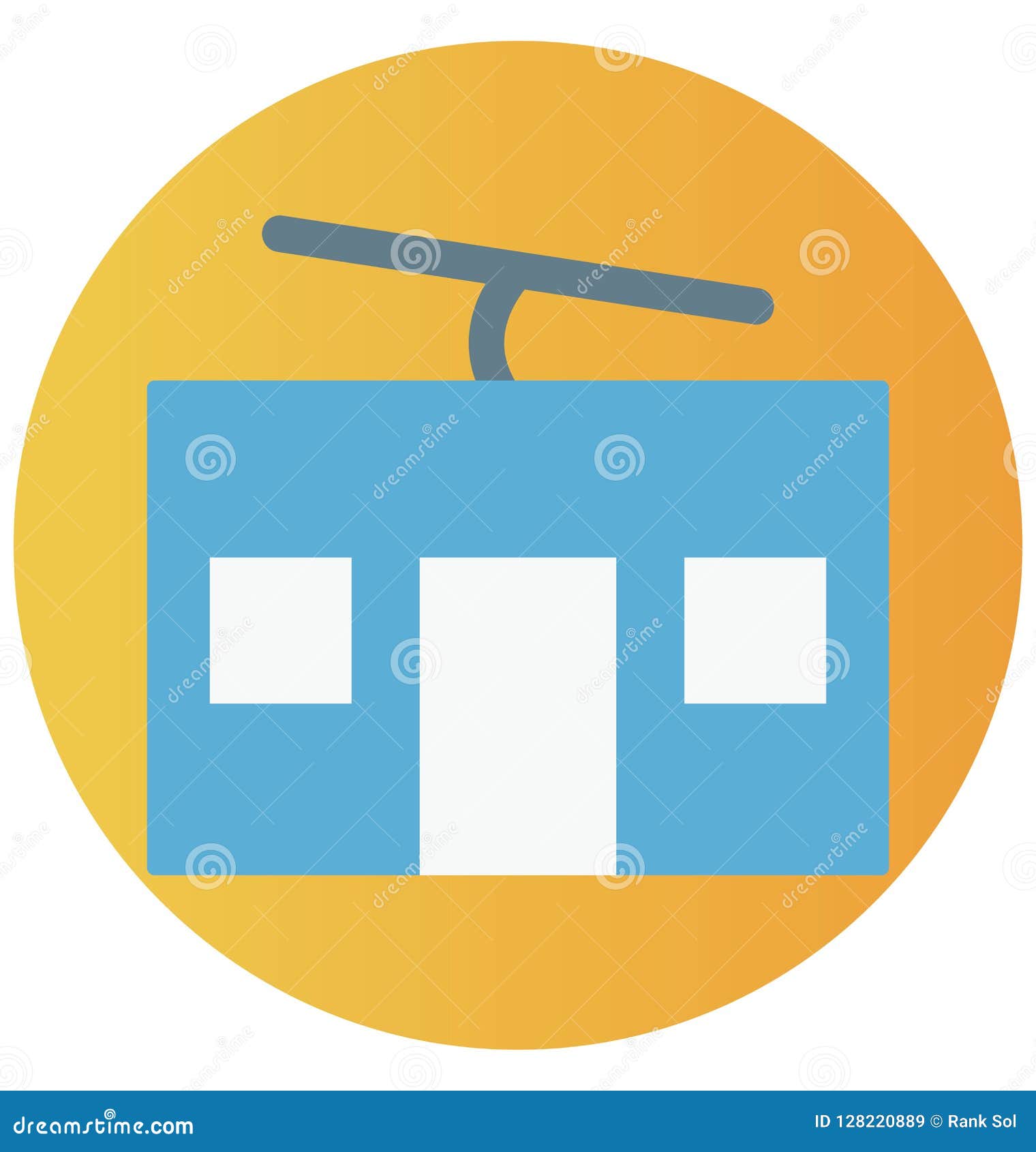 Ropeway Isolated Vector Icon Which Can Be Easily Edit or Modified Stock ...