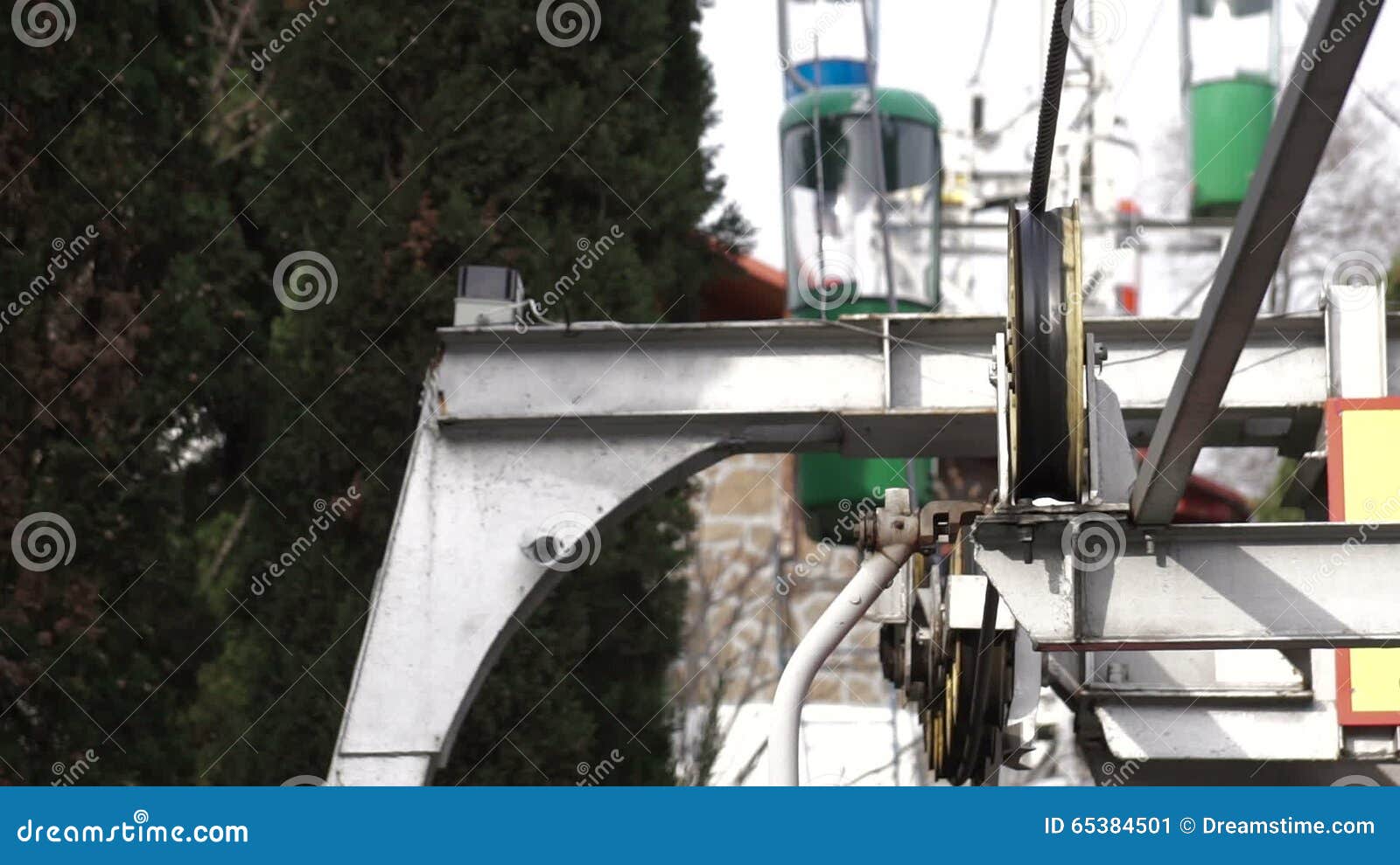 Ropeway stock video. Video of ropeway, travel, wheel - 65384501