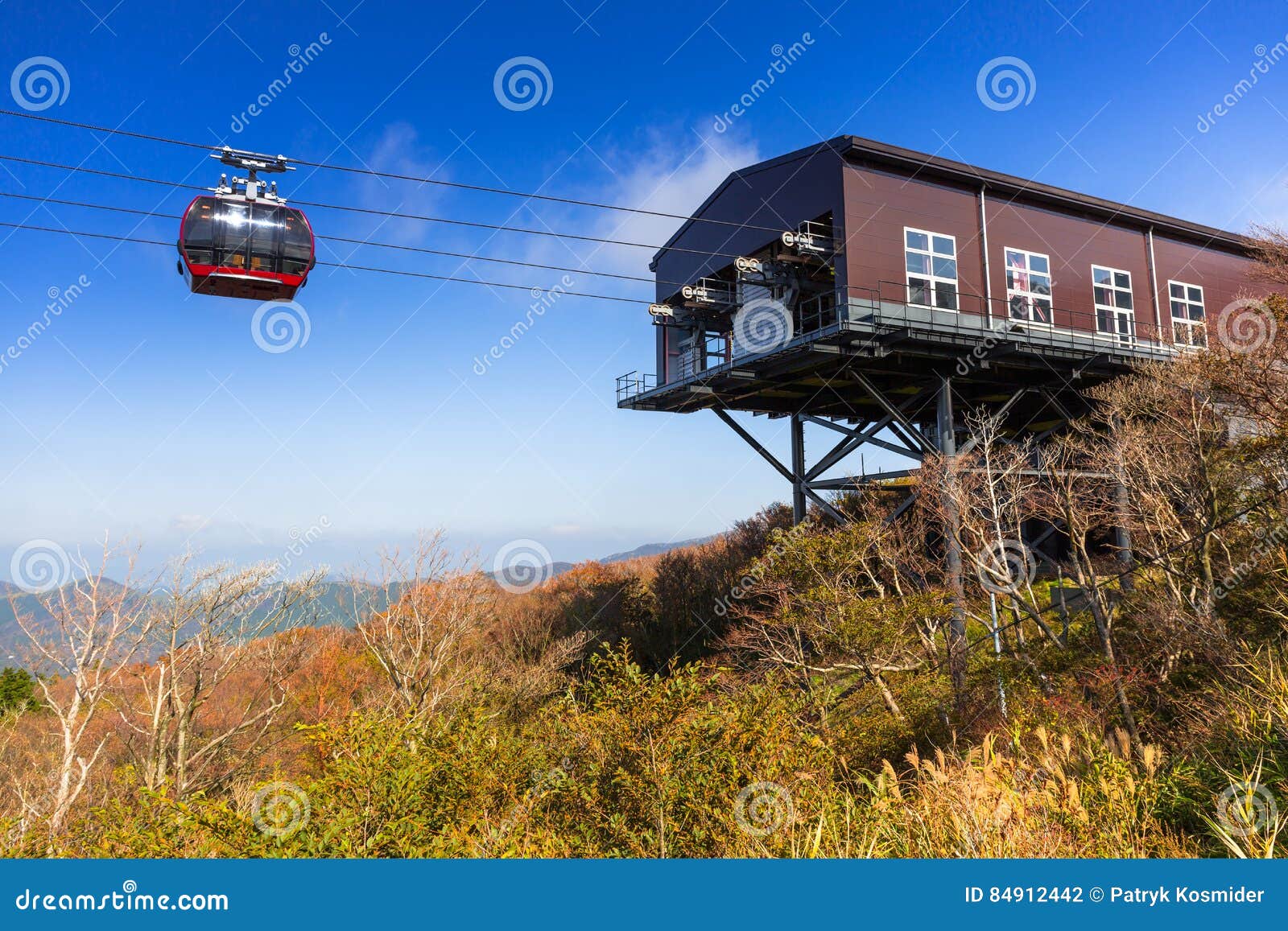 Ropeway To Mount Fuji, Japan Stock Photo - Image of ropeway, japan ...