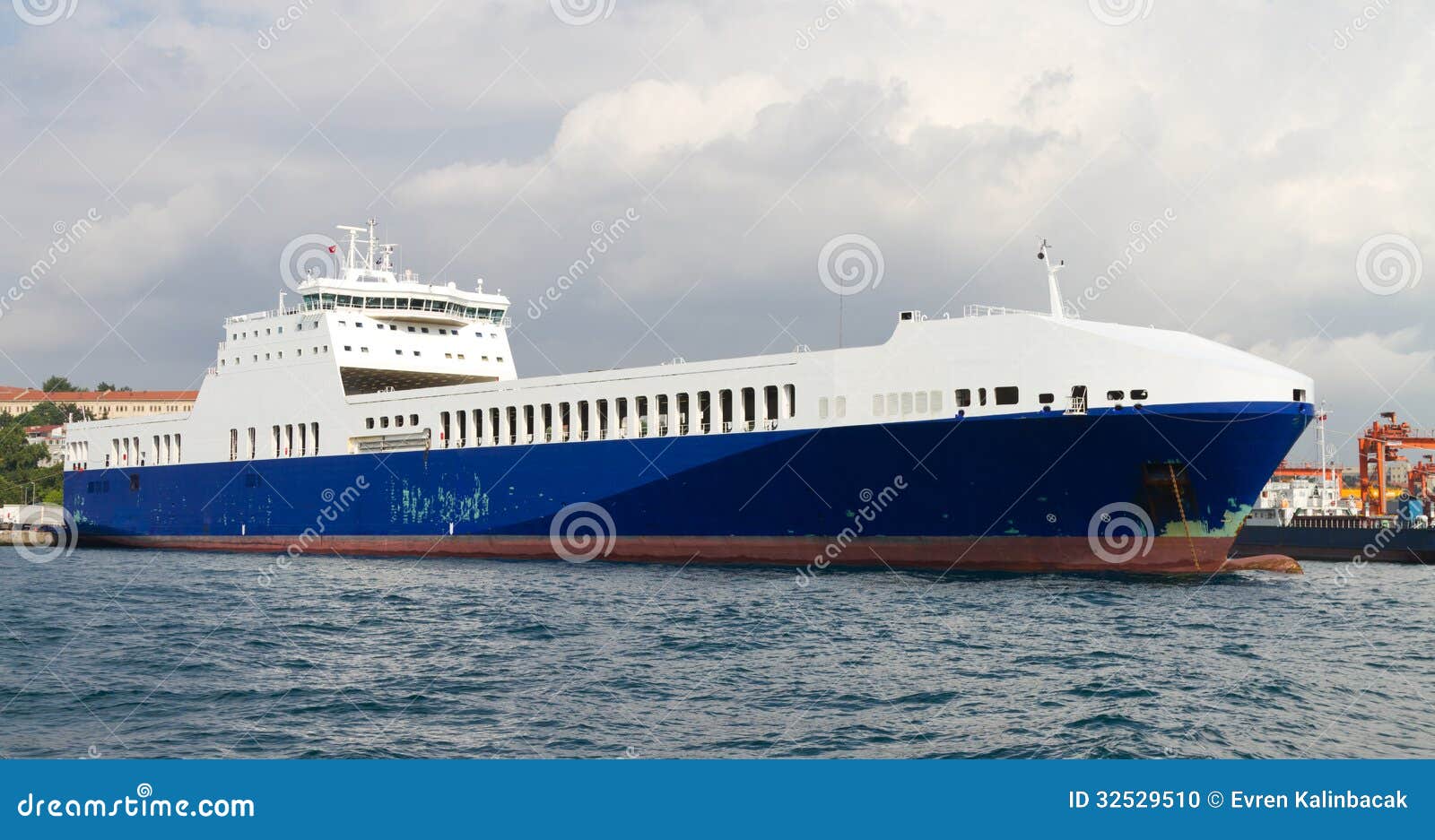 Roro Ship stock photo. Image of loading, nautical, merchandise - 32529510