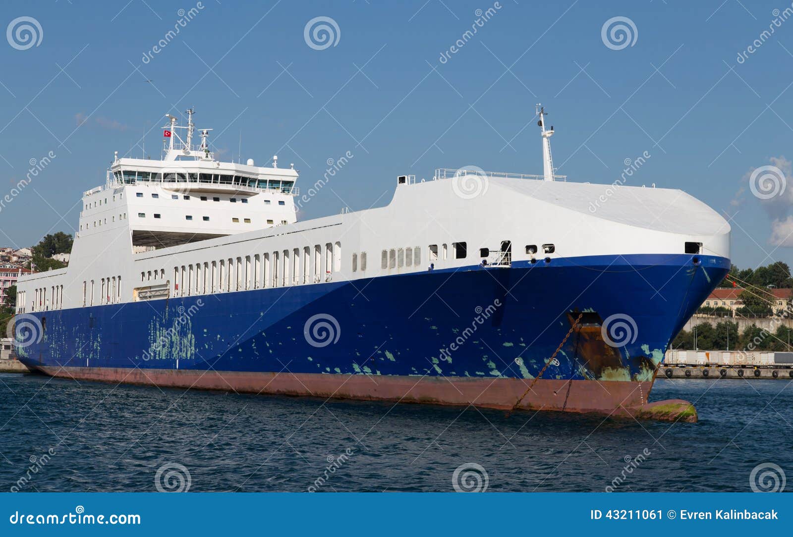 Roro Ship stock image. Image of freight, commercial, nautical - 43211061