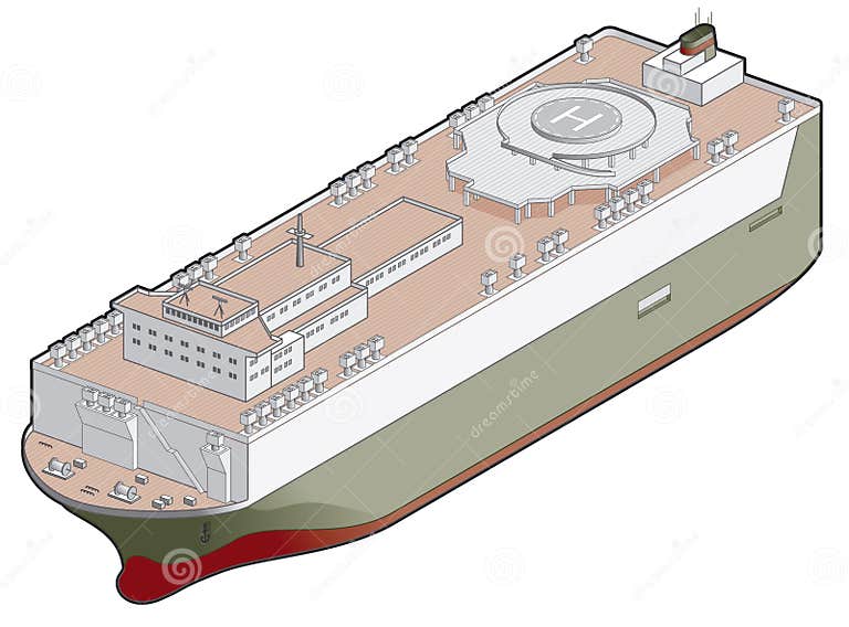 RORO Ship Icon. Design Elements 41f Stock Vector - Illustration of ...