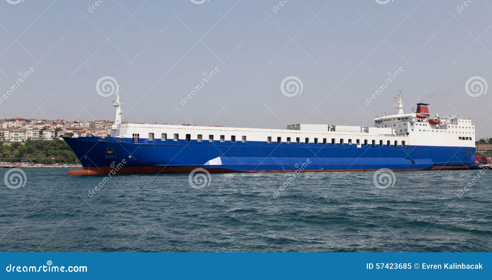Roro Ship stock image. Image of crane, carrying, bulk - 57423685