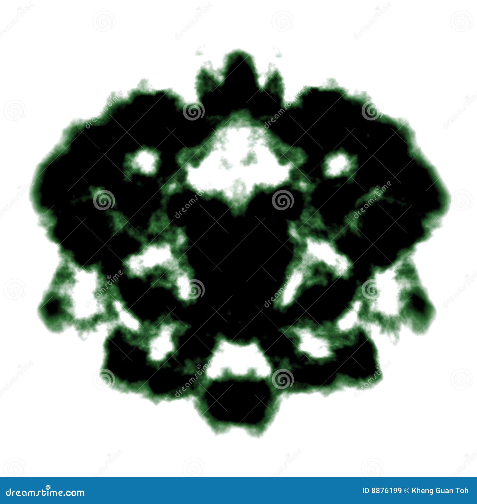 Rorschach inkblot stock illustration. Illustration of test - 8876199