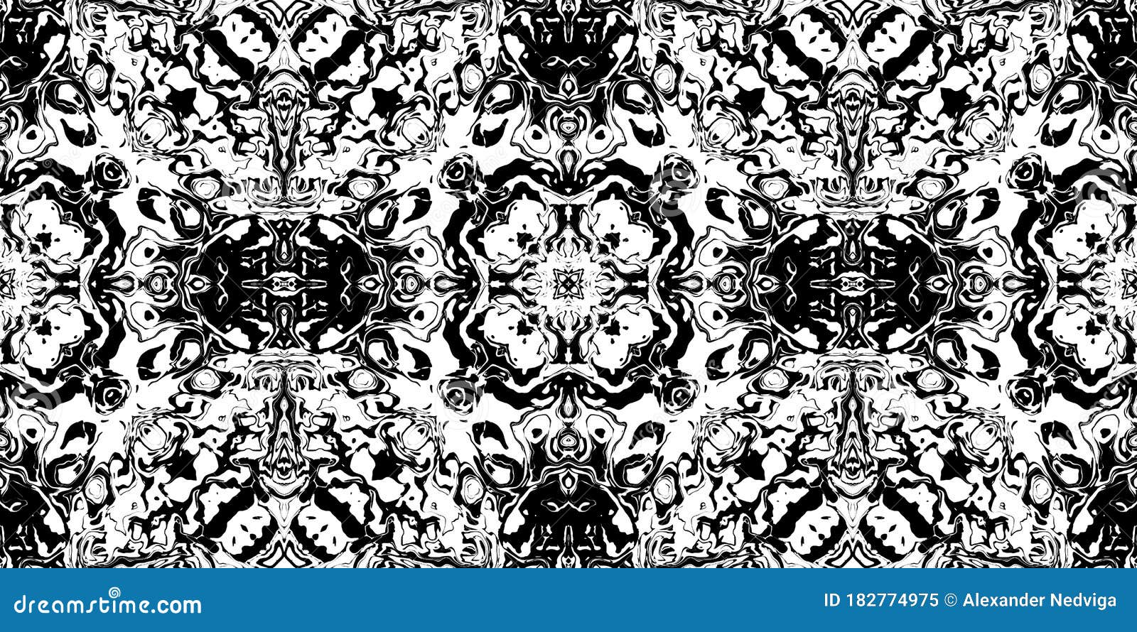 Rorschach Psycho Test Ink Blot Texture. Stock Illustration ...