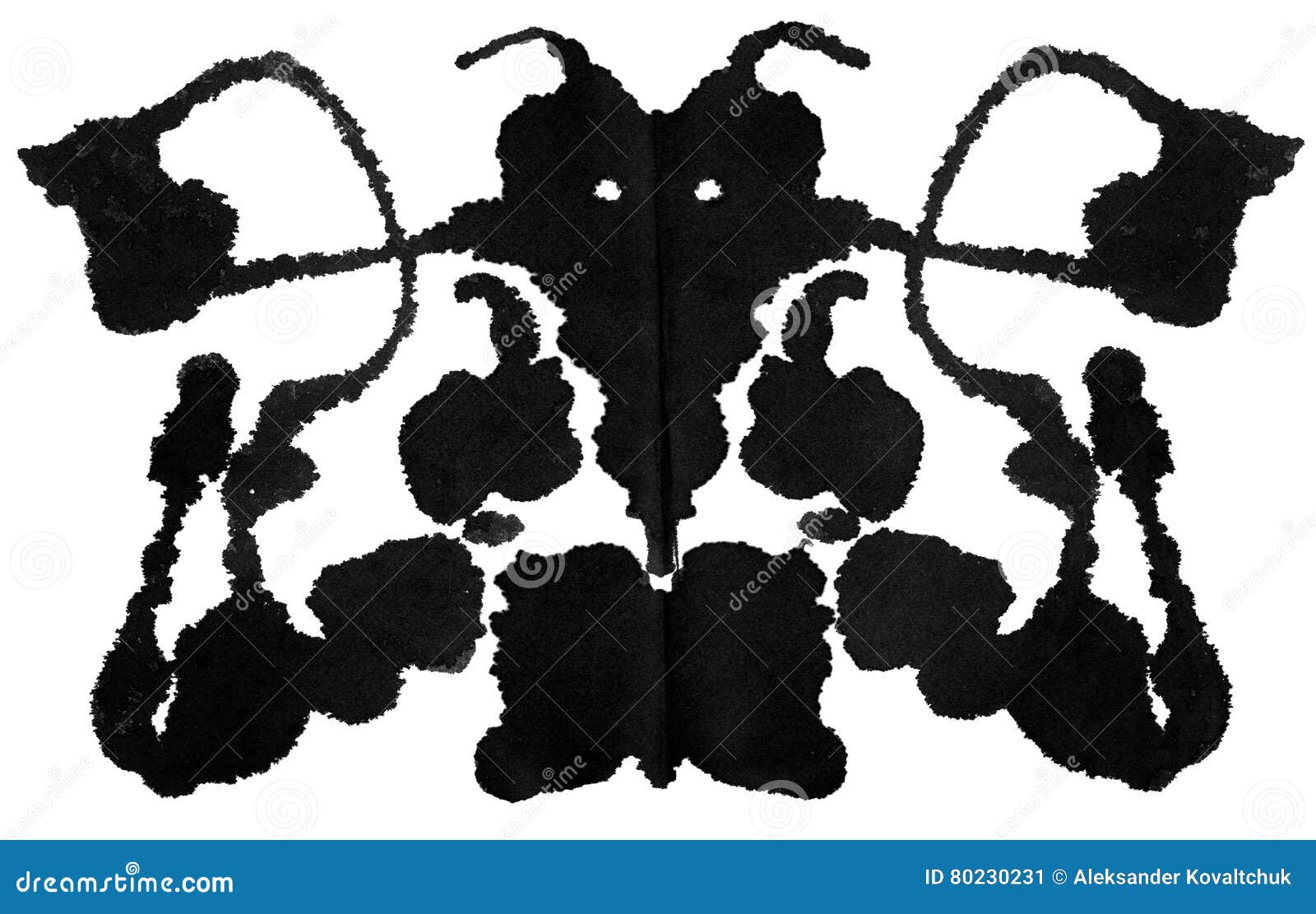 Rorschach Test stock illustration. Illustration of psychiatrist - 80230231
