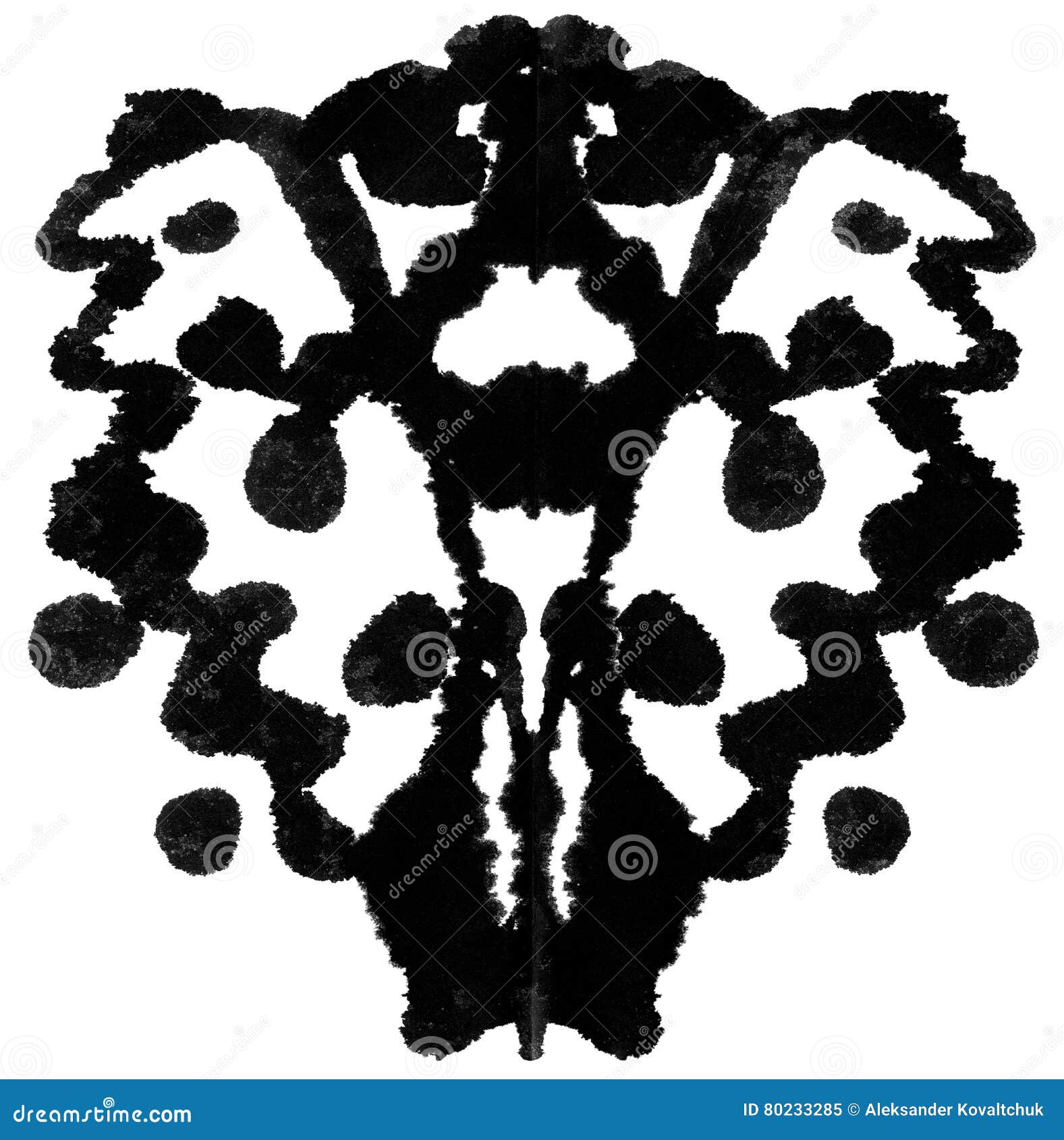 Rorschach Test stock illustration. Illustration of test - 80233285