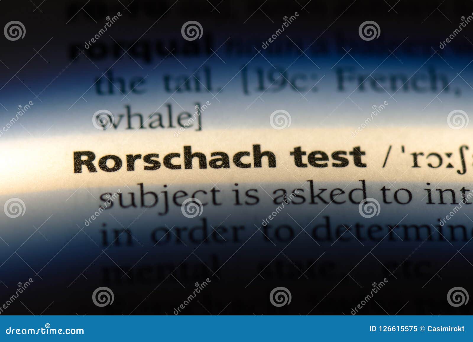Rorschach test stock image. Image of rorschach, closeup - 126615575