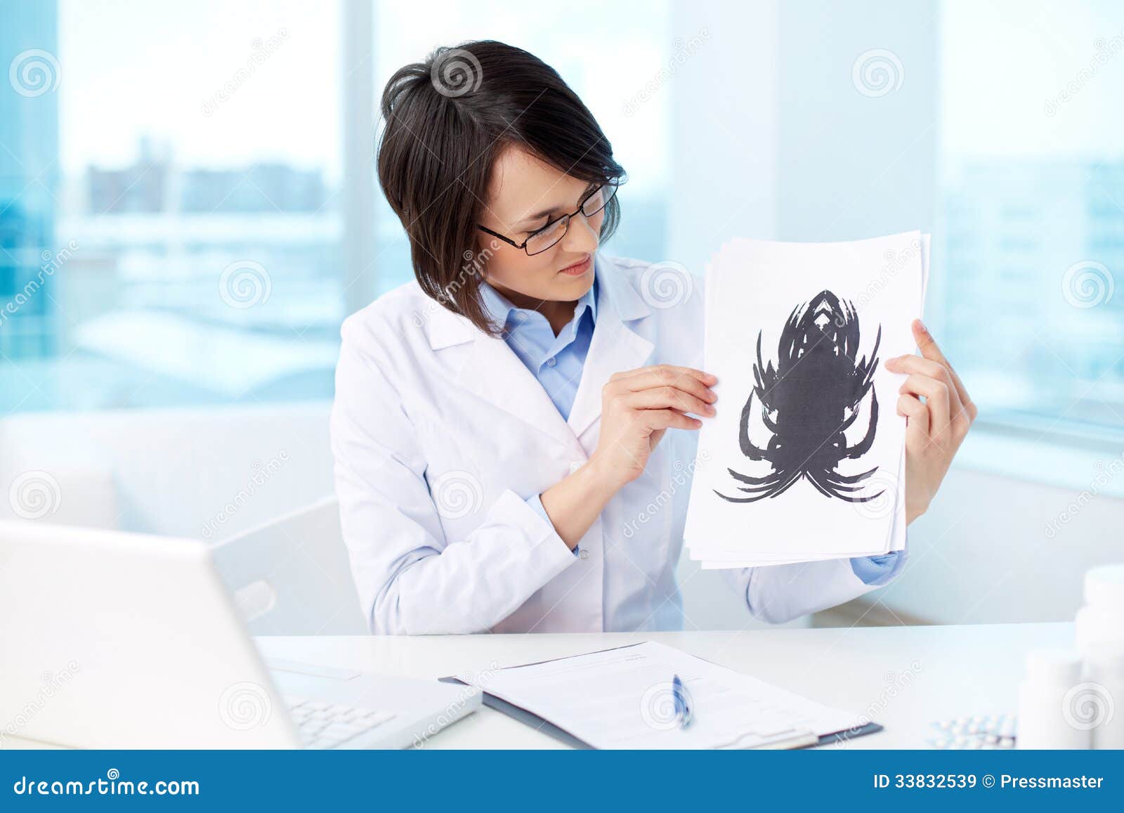 Rorschach test stock image. Image of presentation, paper - 33832539