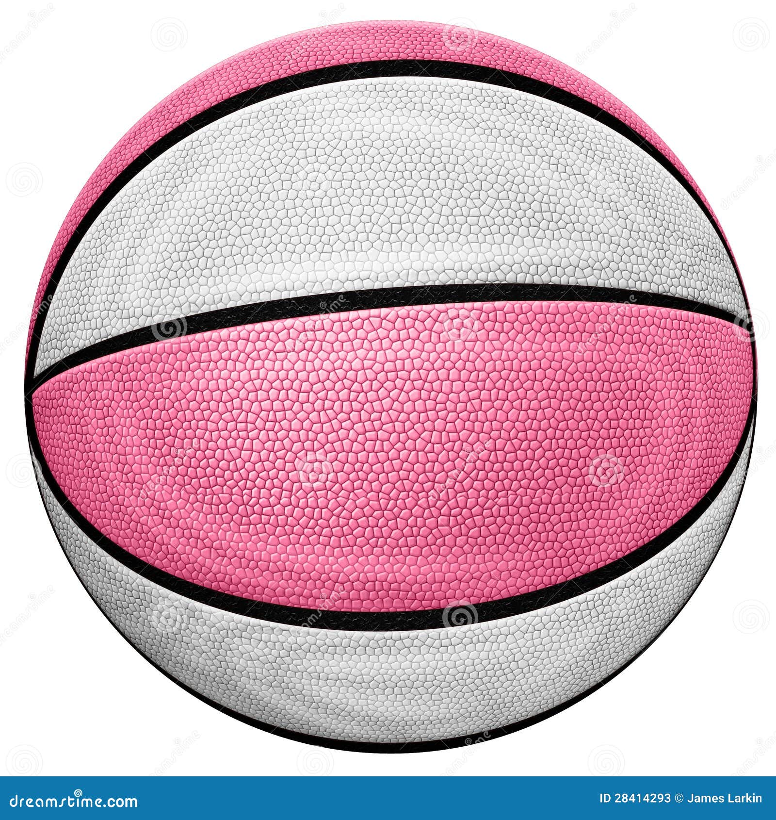 Rosa Basketball stock abbildung. Illustration von rosa - 28414293