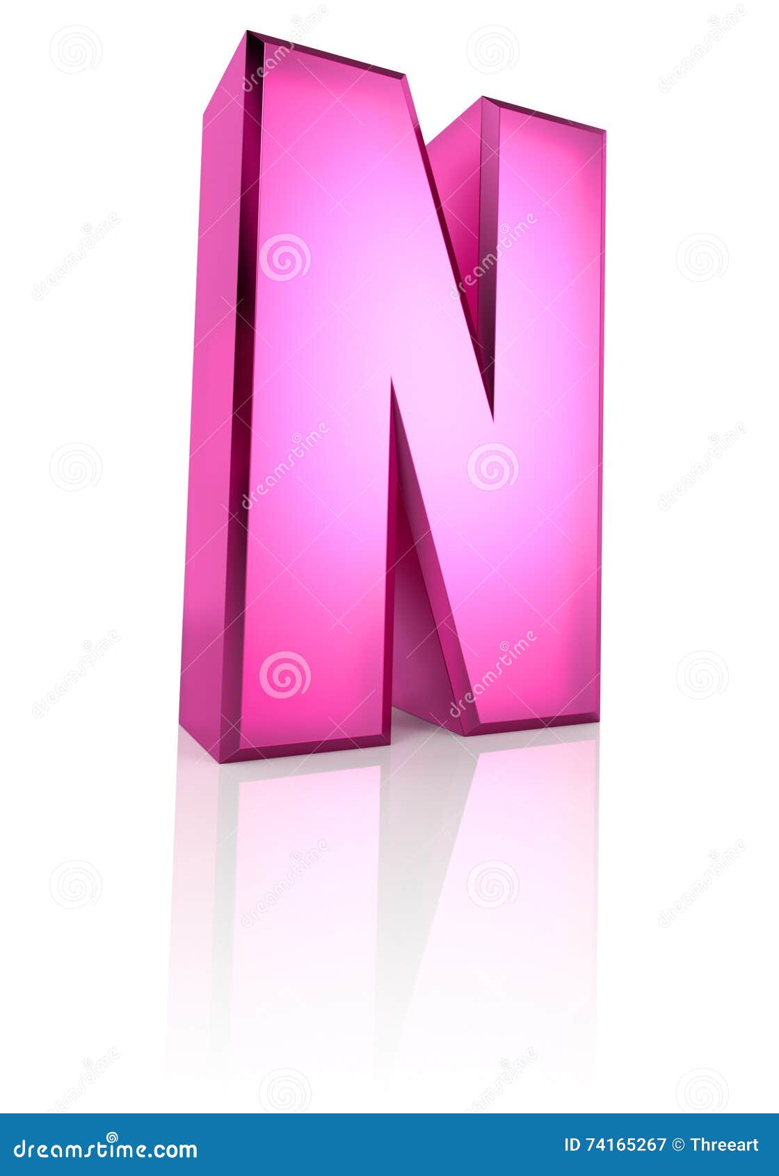 Rosa bokstav N stock illustrationer. Illustration av vitt - 74165267