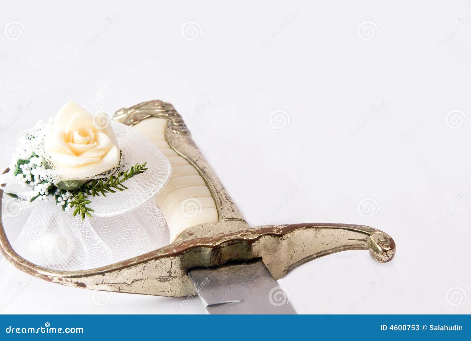 Rosa e spada immagine stock. Immagine di regalo, cura - 4600753