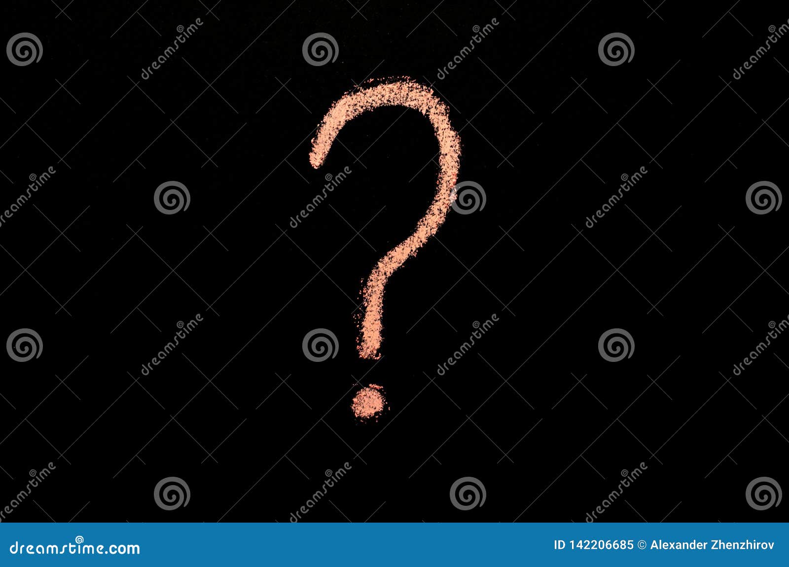 Rosa Fragezeichen Auf Tafel Stockbild - Bild von hintergrund, geschäft ...