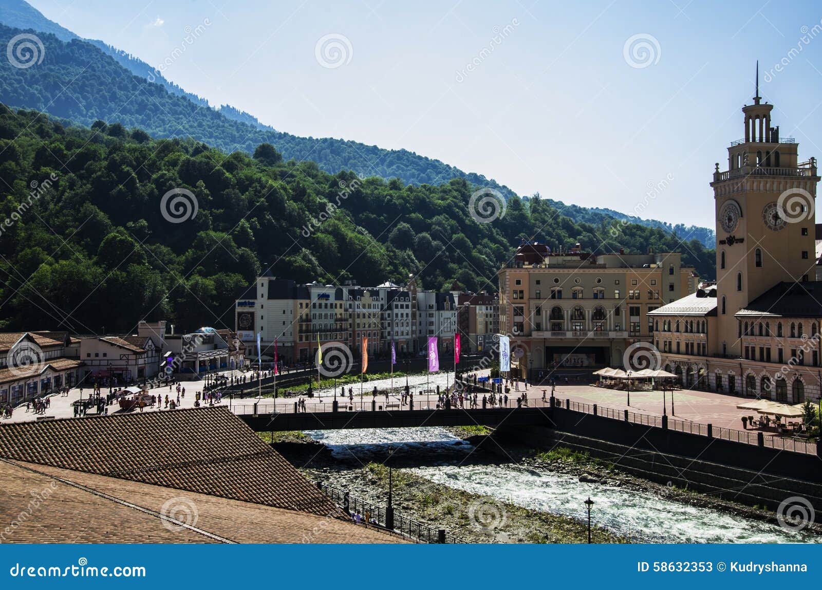 Rosa Khutor, Sochi editorial stock photo. Image of stones - 58632353