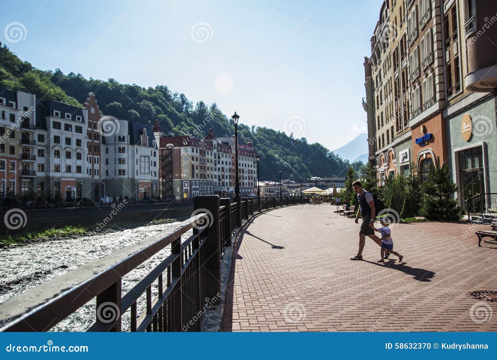 Rosa Khutor, Sochi editorial image. Image of mountain - 58632370