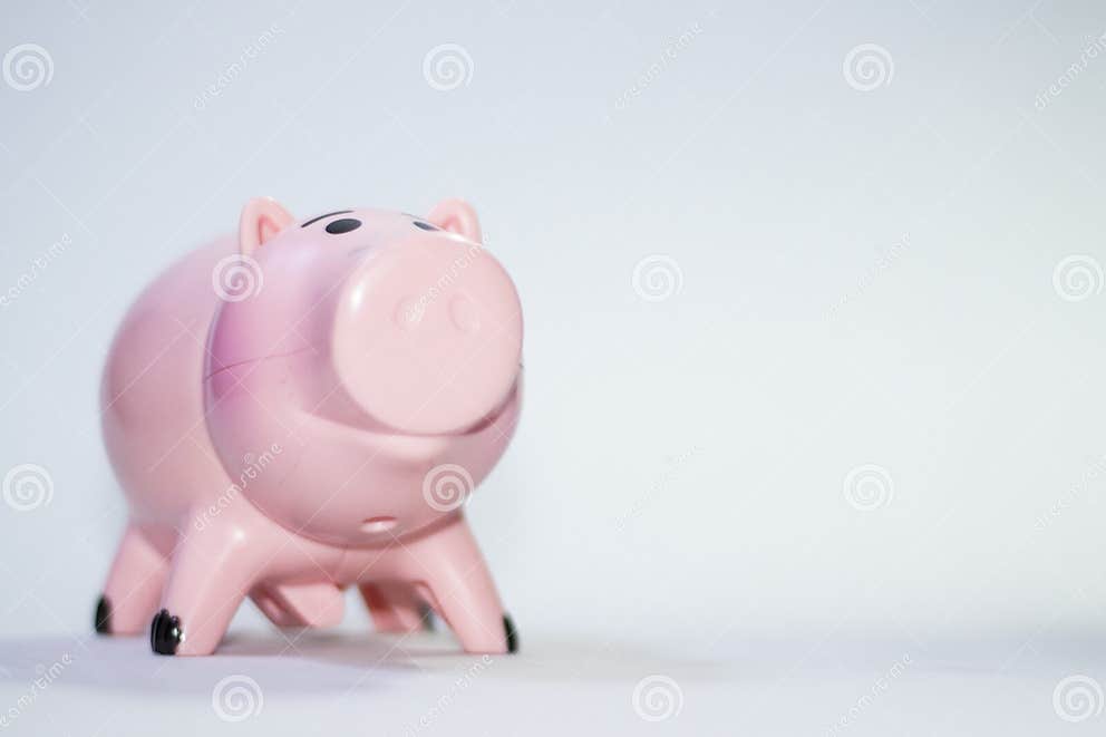 Rosa spargris arkivfoto. Bild av insättning, valuta, livstid - 34110226