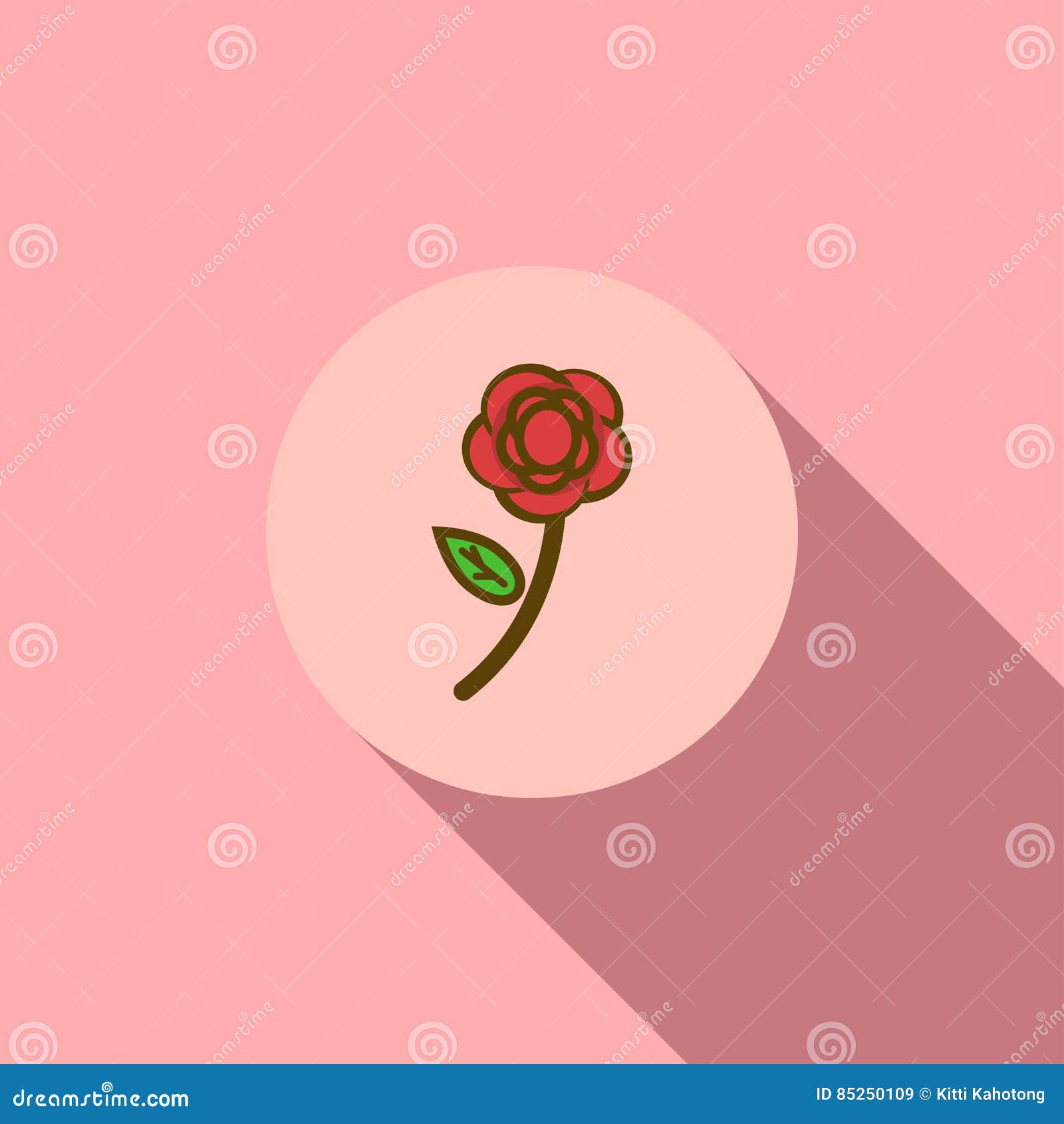 Rosa Symbol Som Isoleras I Bakgrund Vektor Illustrationer ...