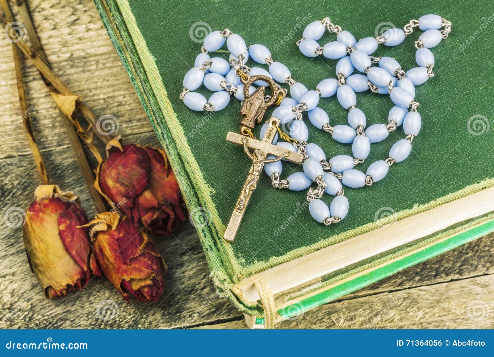 Rosary, Bible, Rose On The Table Stock Photography | CartoonDealer.com ...