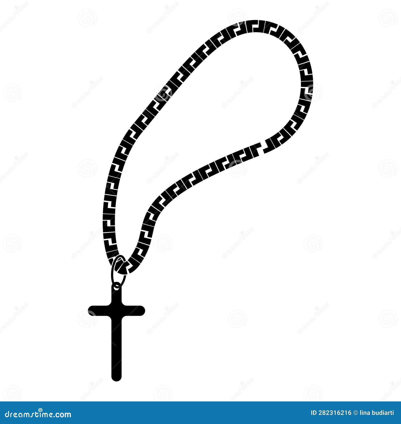 Rosary icon stock vector. Illustration of holy, love - 282316216