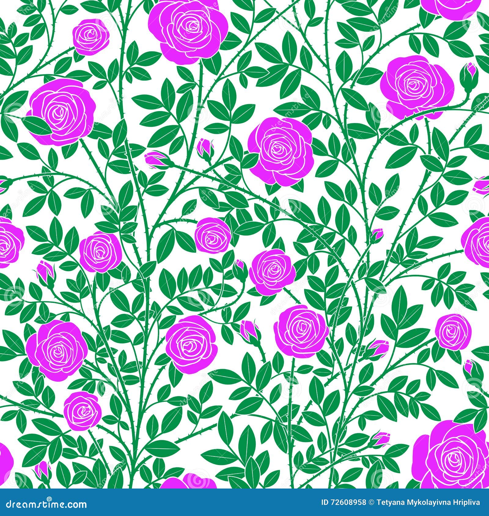 Rosas violetas torcidas ilustración del vector. Ilustración de tallo ...