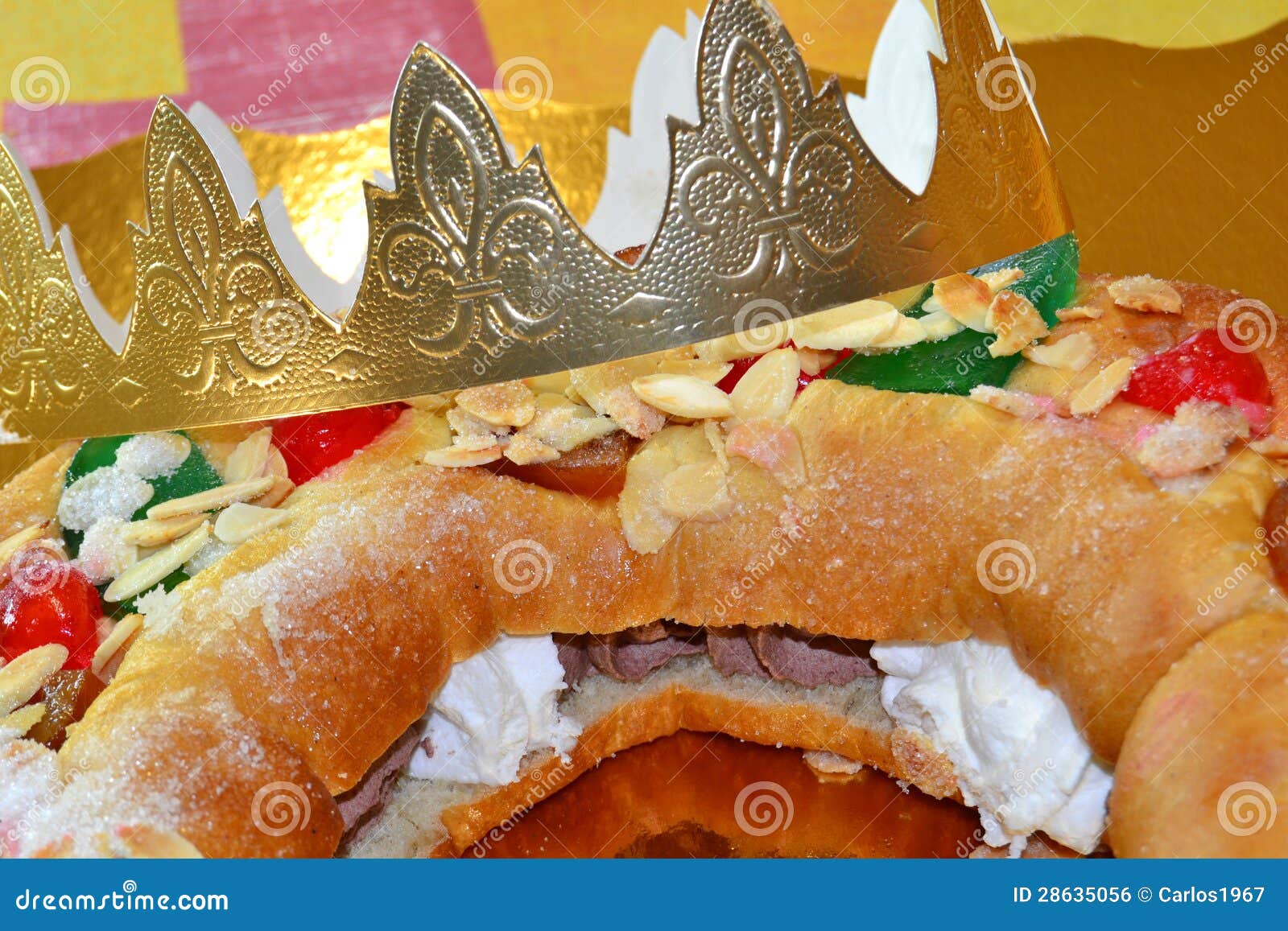 Roscón de Reyes foto de archivo. Imagen de exquisito - 28635056