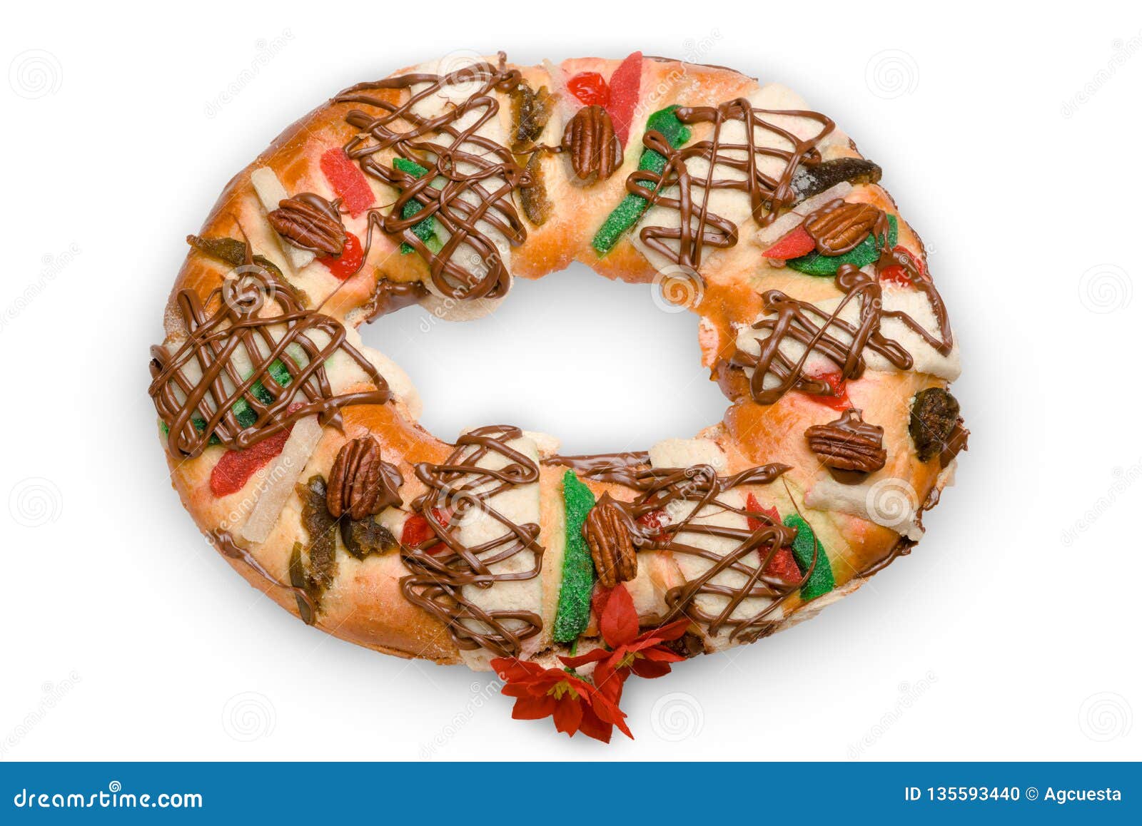 Rosca De Reyes, Epiphany Cake, Kings Cake, Roscon De Reyes Stock Photo ...