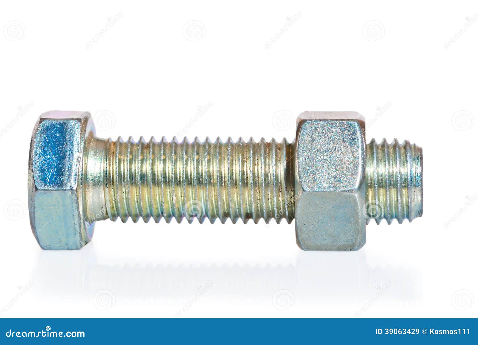 Rosca De Tornillo Del Perno Imagen de archivo - Imagen de estabilidad ...