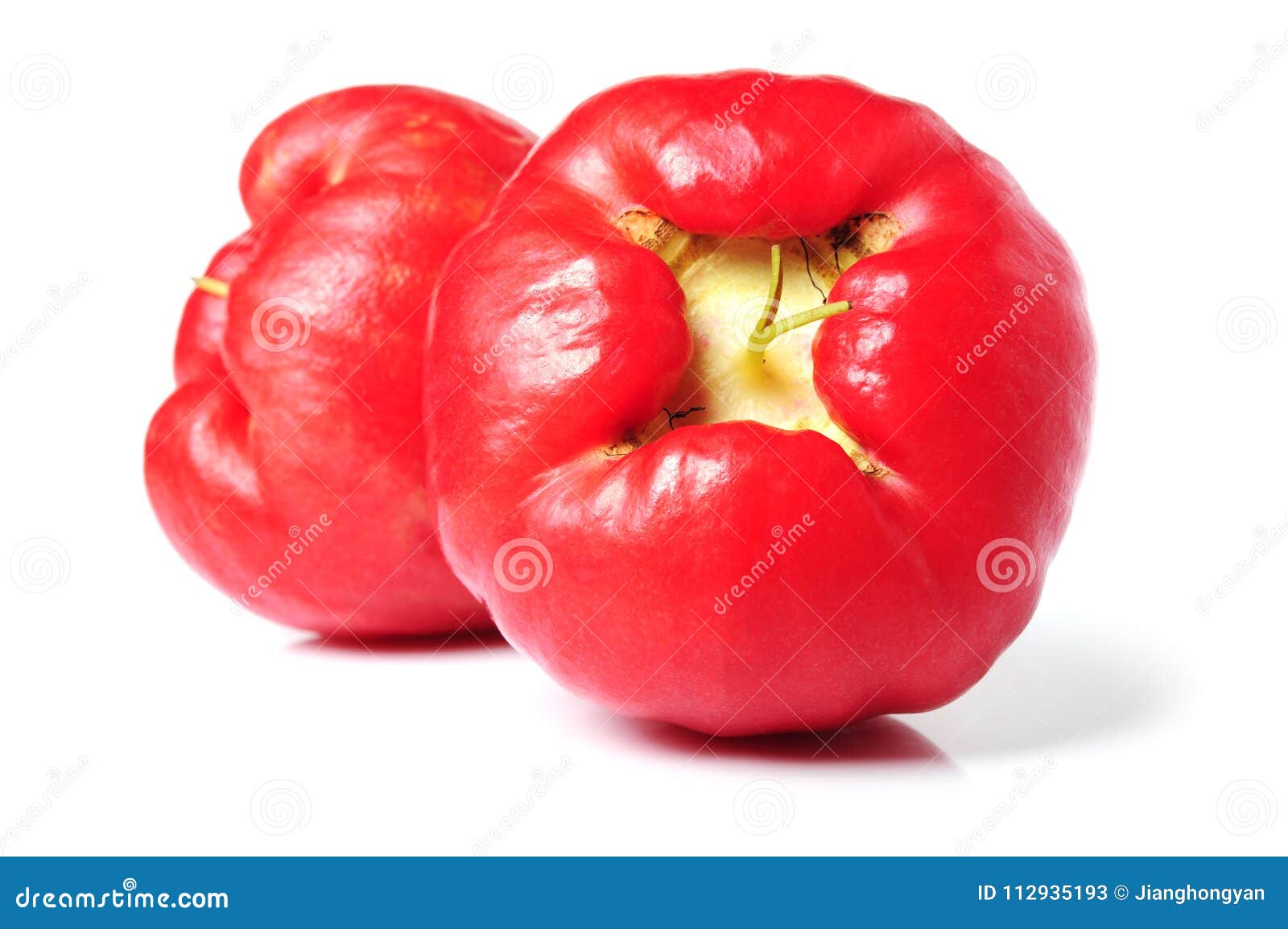 Rose apple stock image. Image of slice, water, vitamin - 112935193