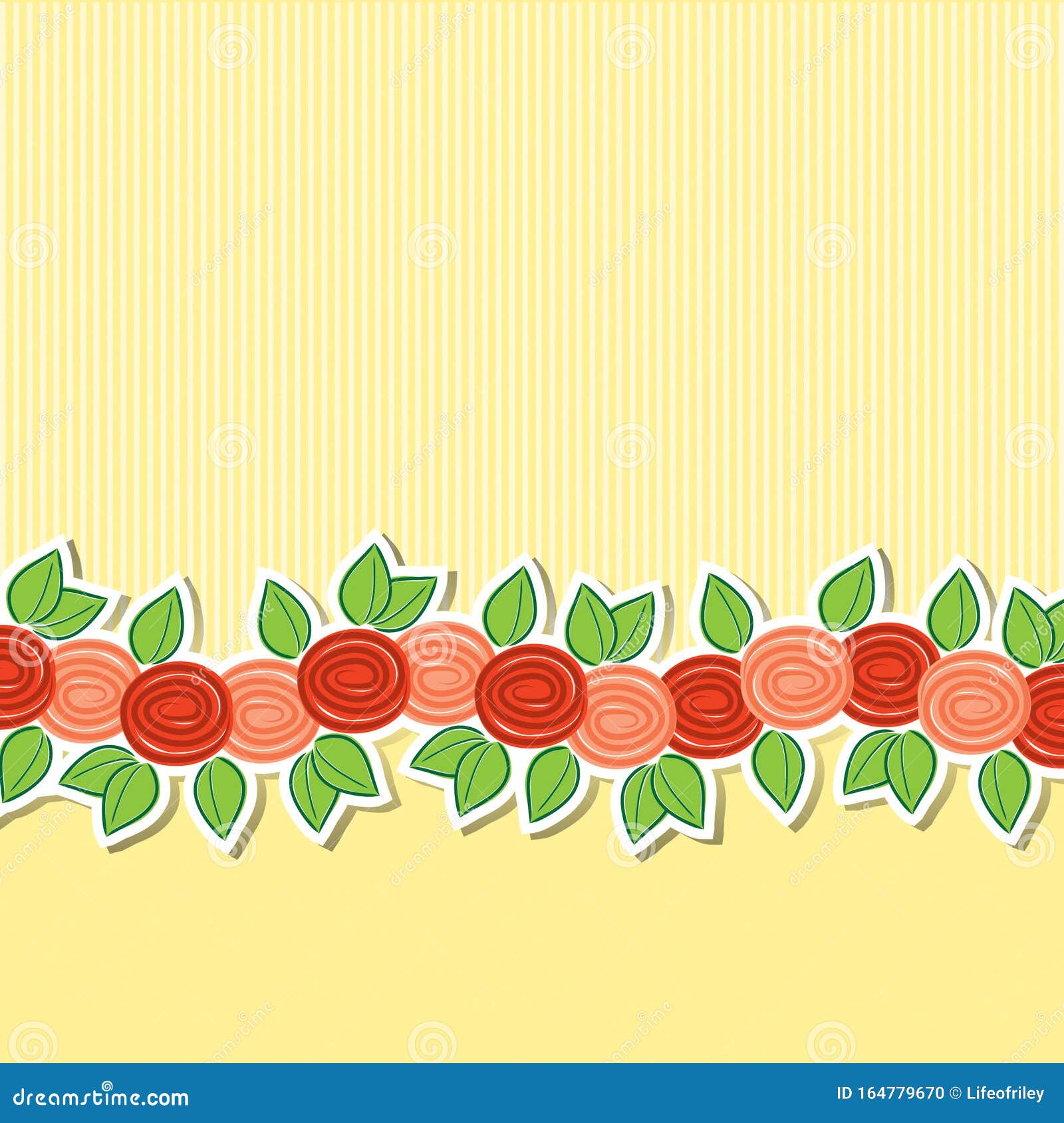 Rose banner card stock vector. Illustration of line - 164779670