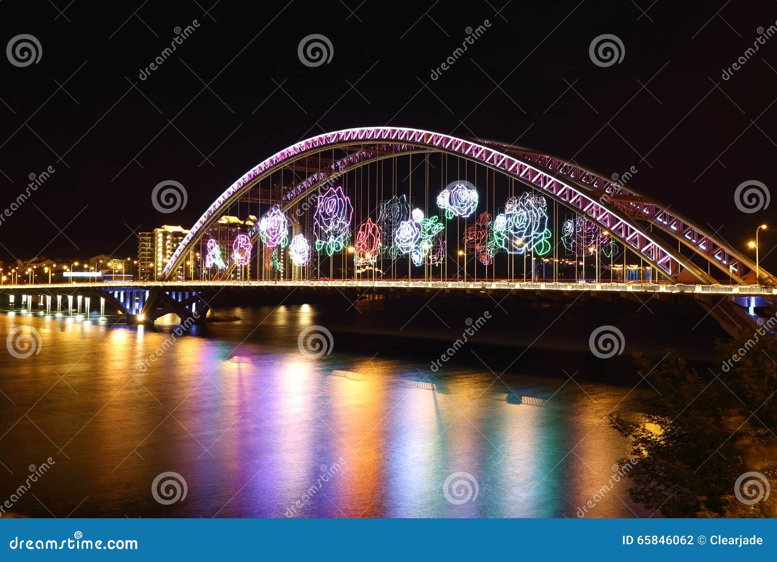 Rose bridge stock photo. Image of bridge, river, prosperous - 65846062