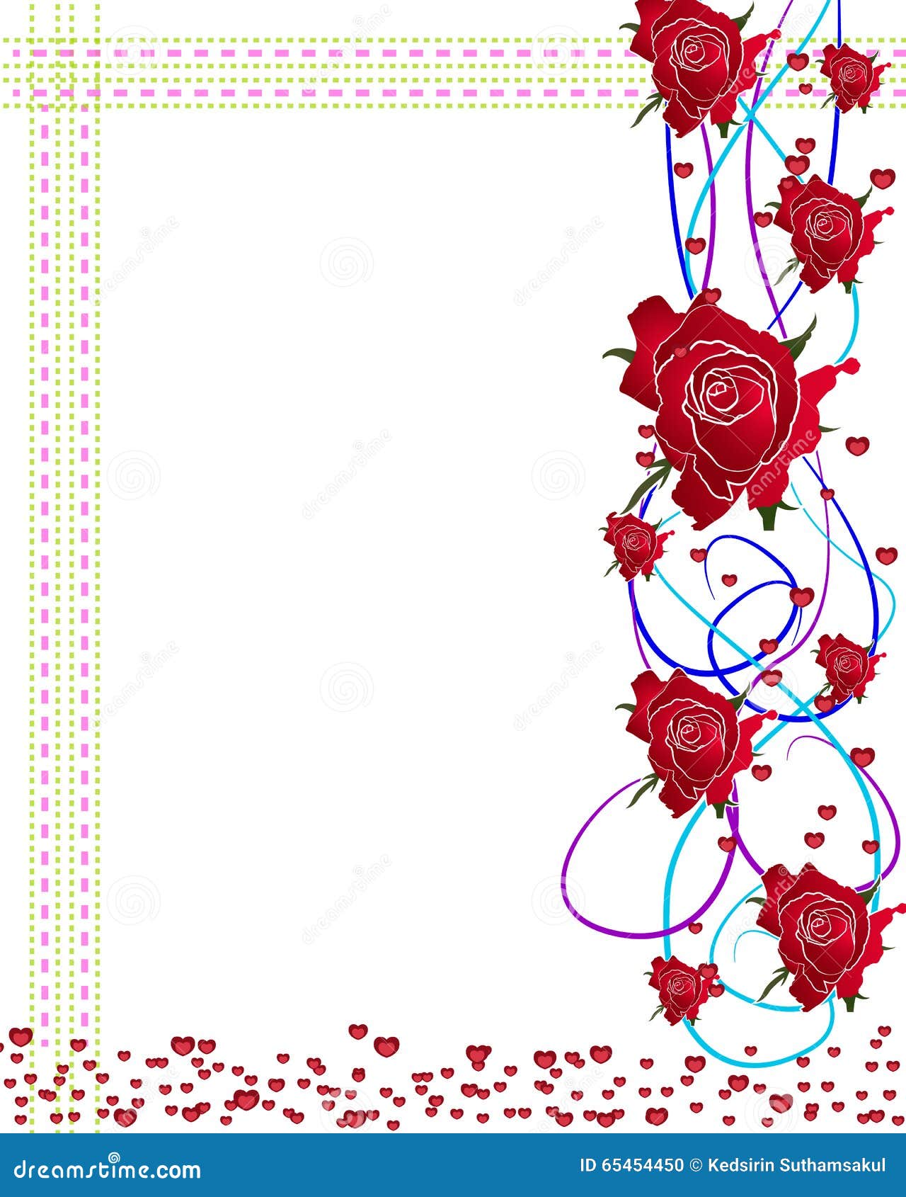 Rose Card Designs Vector on White Background Stock Vector ...