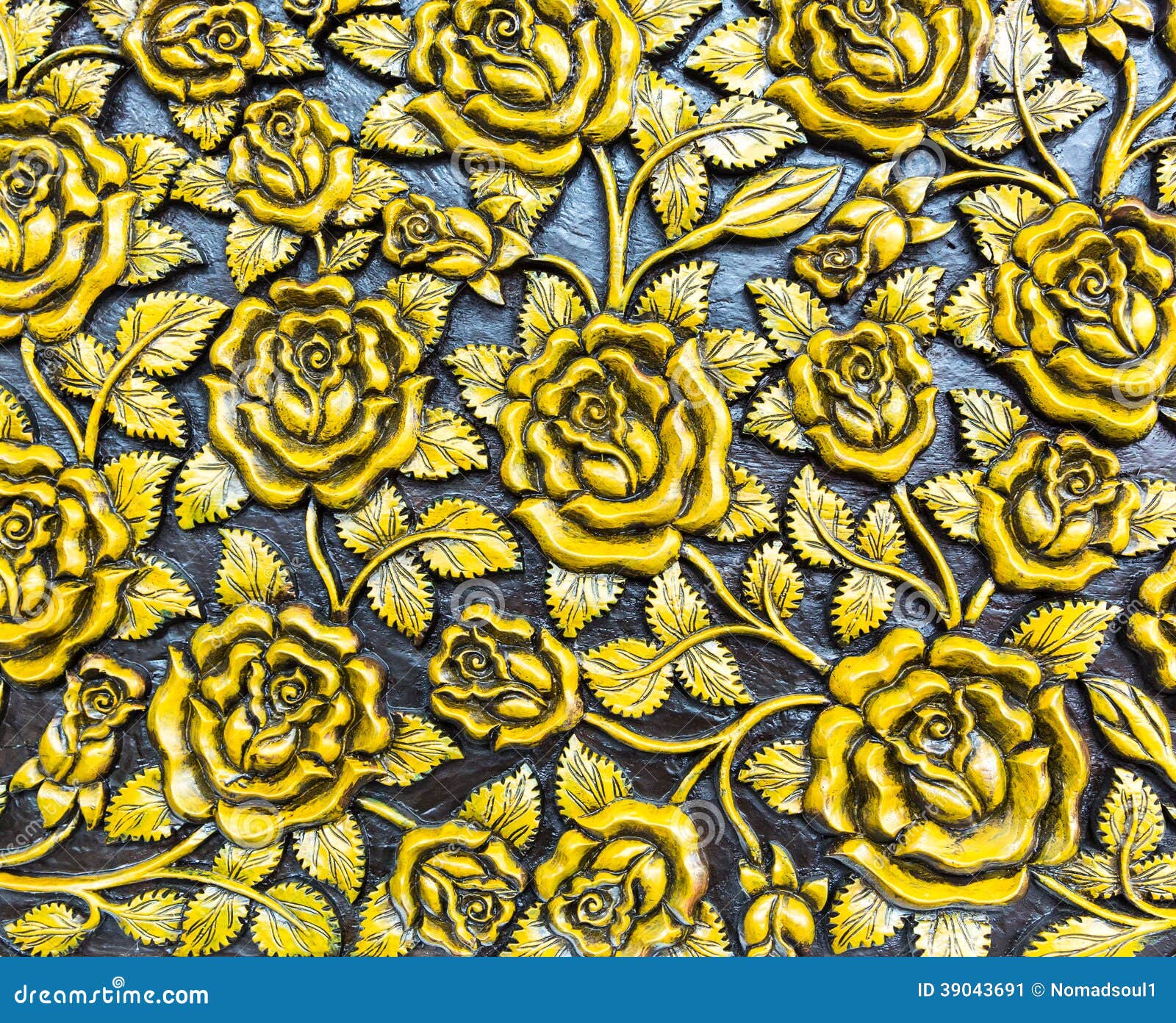 Rose carving stock image. Image of design, craft, culture - 39043691