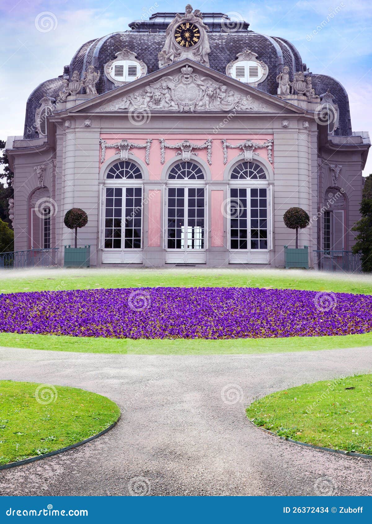 Rose castle stock photo. Image of white, road, home, blackboard - 26372434