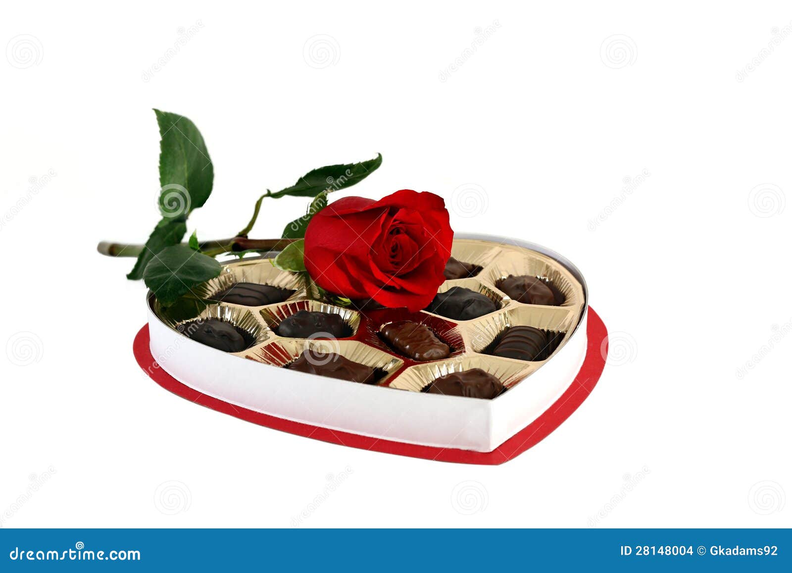 Rose and Chocolates stock photo. Image of florist, elegant - 28148004