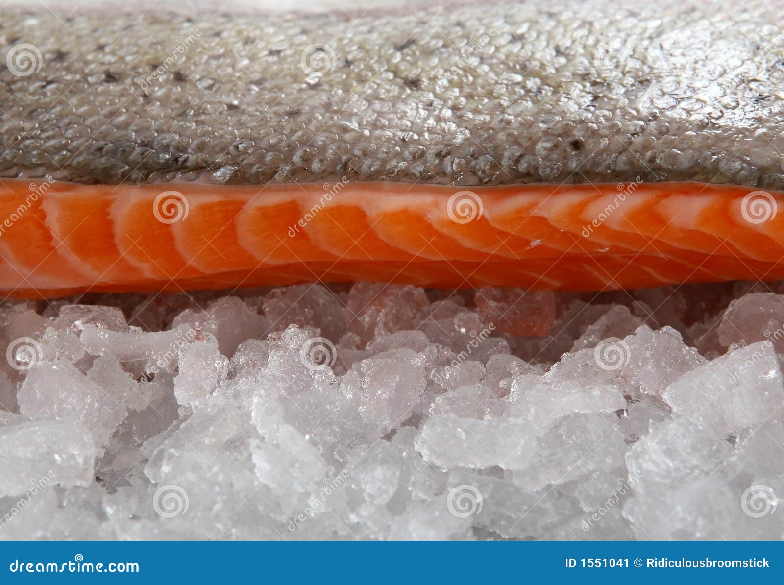 Rose Colored Fish, Summer Food with Lemon Wine Marinade Stock Image ...