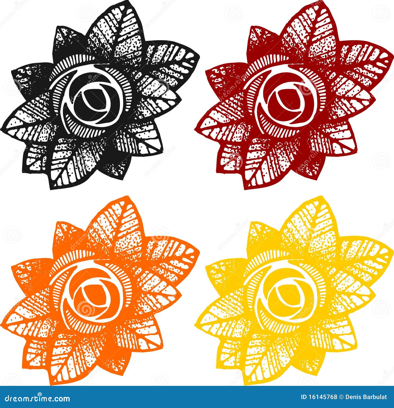Rose design elements stock vector. Illustration of modern - 16145768