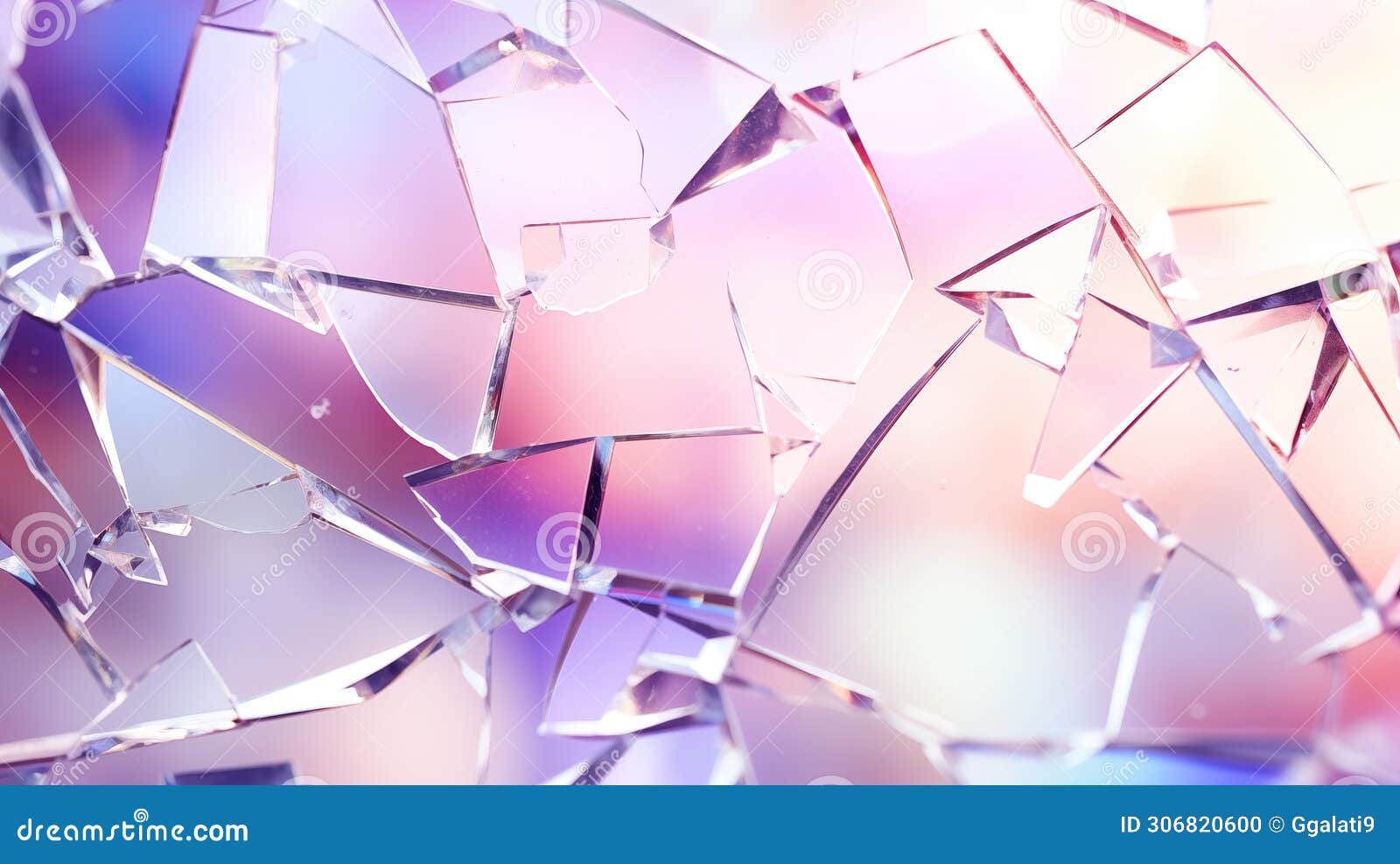 Rose Elegant Broken Window Glass, Wallpaper Design Stock Illustration ...
