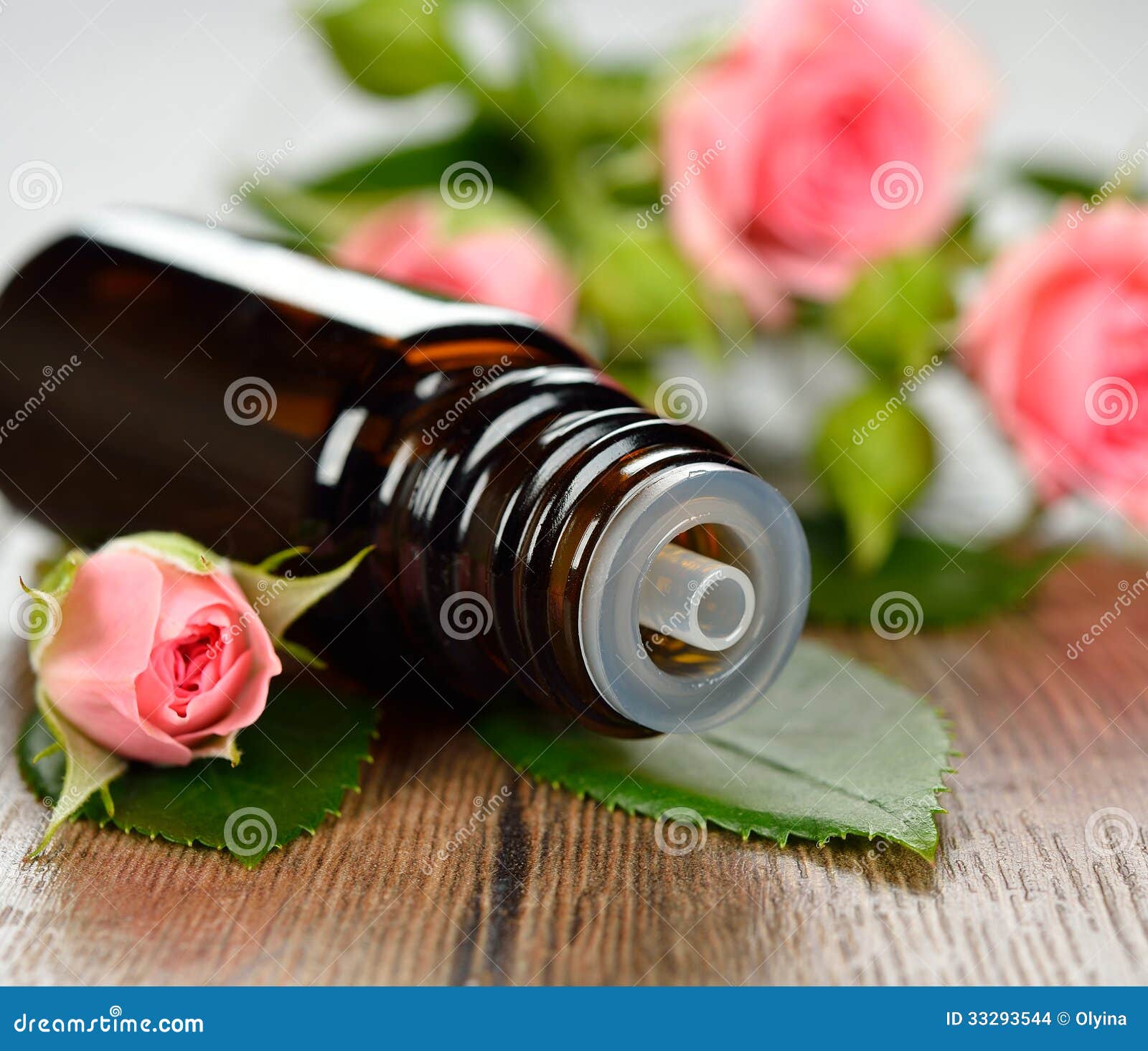 Rose essential oil stock photo. Image of aromatherapy - 33293544