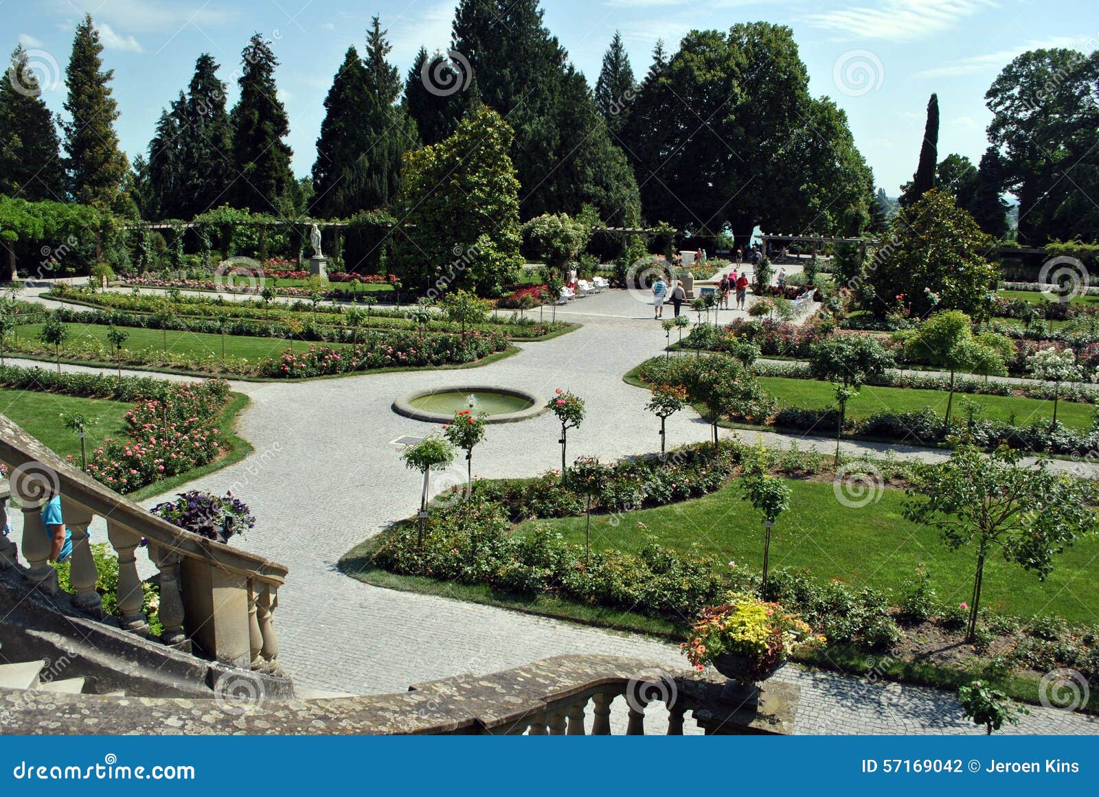 Rose Garden on Flower Island Mainau Editorial Photography - Image of ...