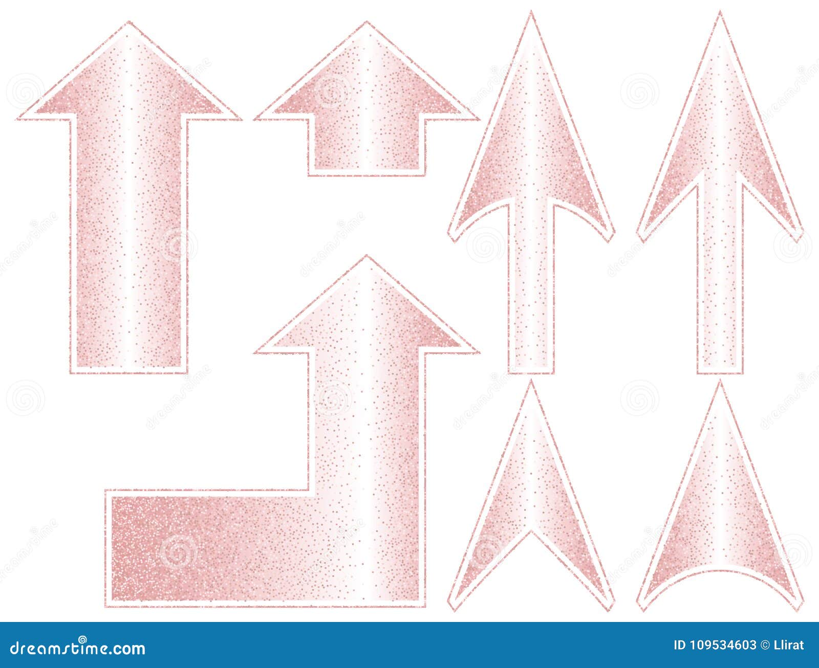 Rose Gold Arrows with Circuit Stock Vector - Illustration of template ...